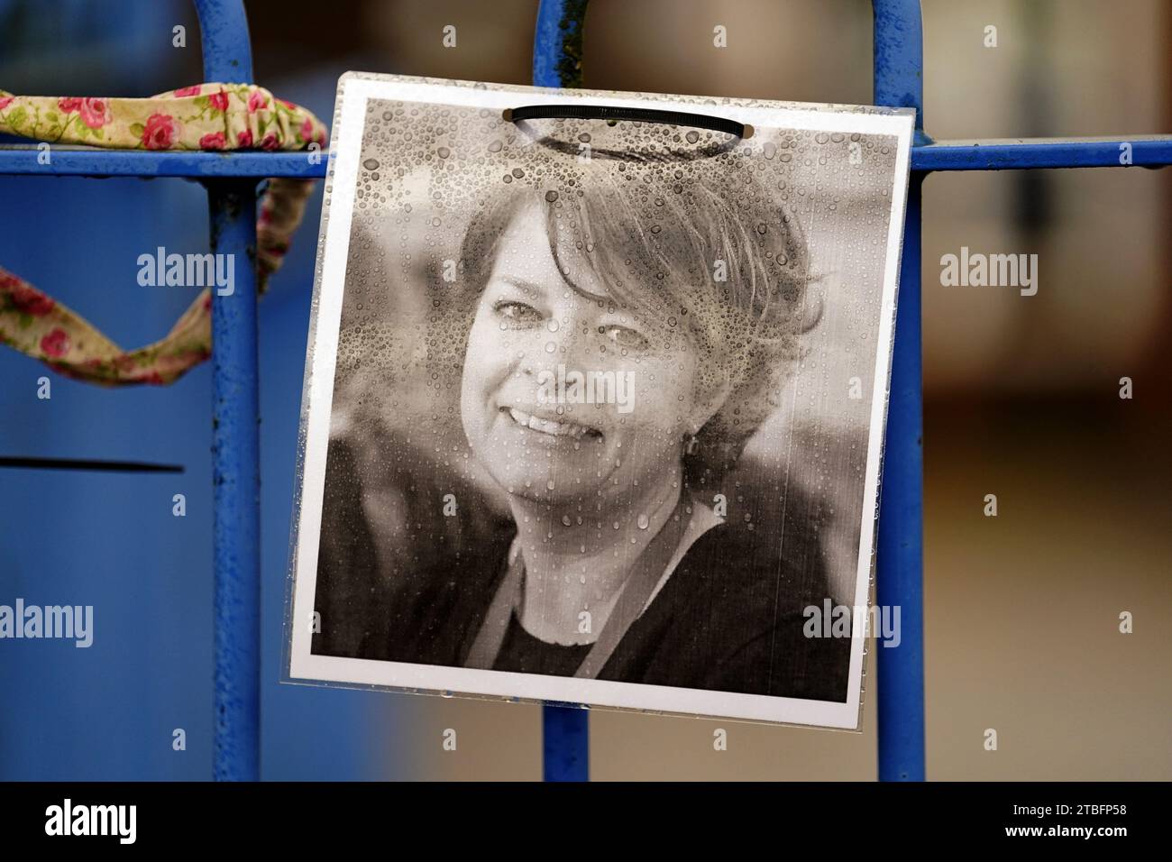 File photo dated 21/3/2023 of a photograph of Ruth Perry attached to ...