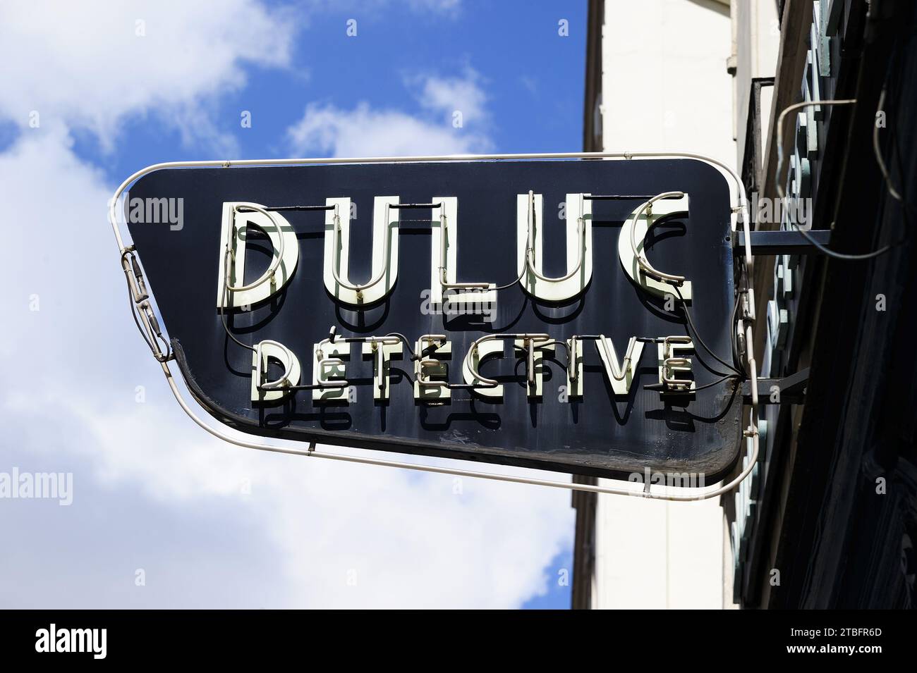 FRANCE, PARIS (75) 1ST DISTRICT, DULUC PRIVATE DETECTIVE AGENCY Stock ...