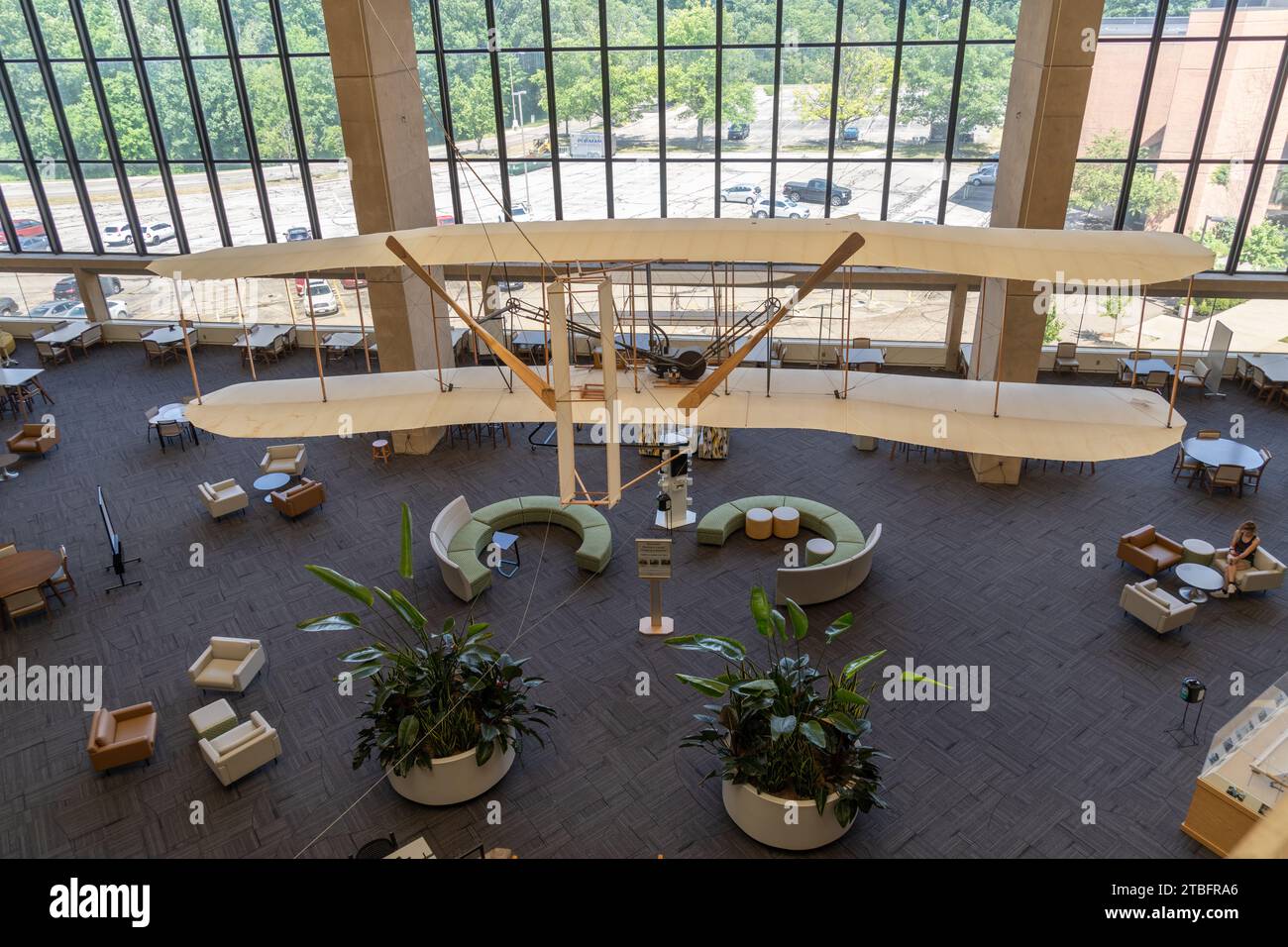 The Dunbar Library's Replica of the 1903 Wright Flyer Stock Photo - Alamy