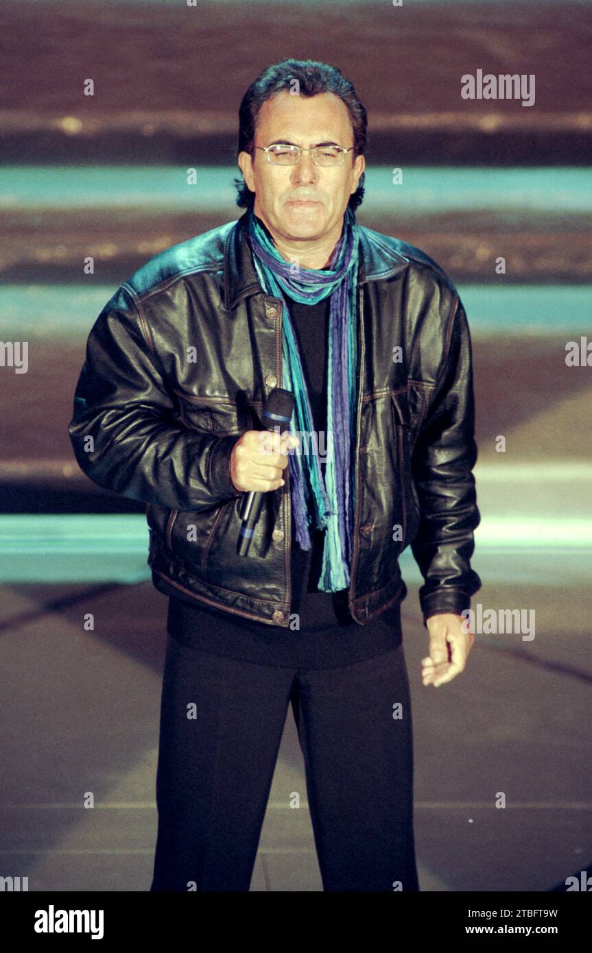 Sanremo Italy 1996-02-20 : Al Bano, Italian singer, during the ...