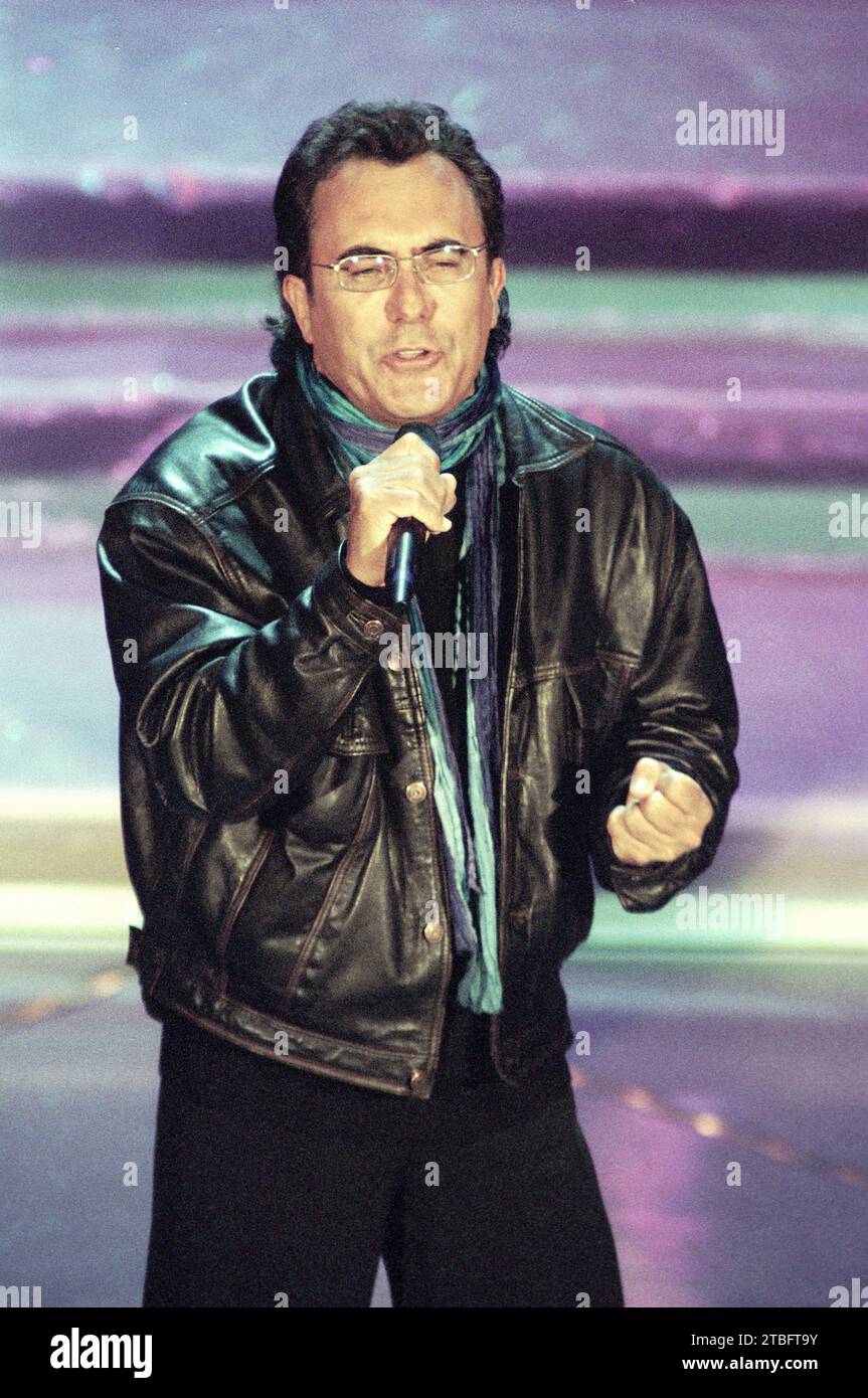Sanremo Italy 1996-02-20 : Al Bano, Italian singer, during the ...