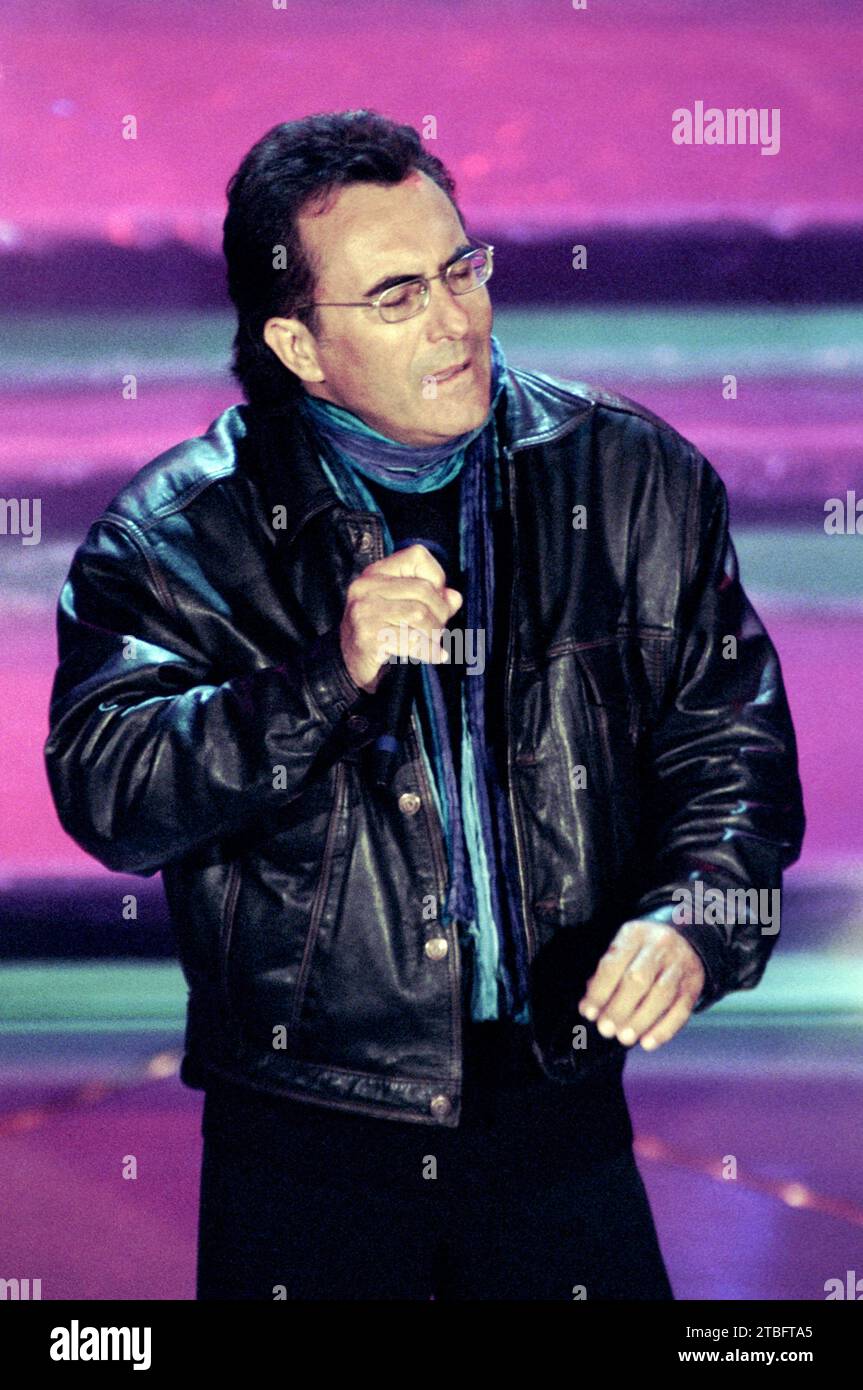 Sanremo Italy 1996-02-20 : Al Bano, Italian singer, during the ...