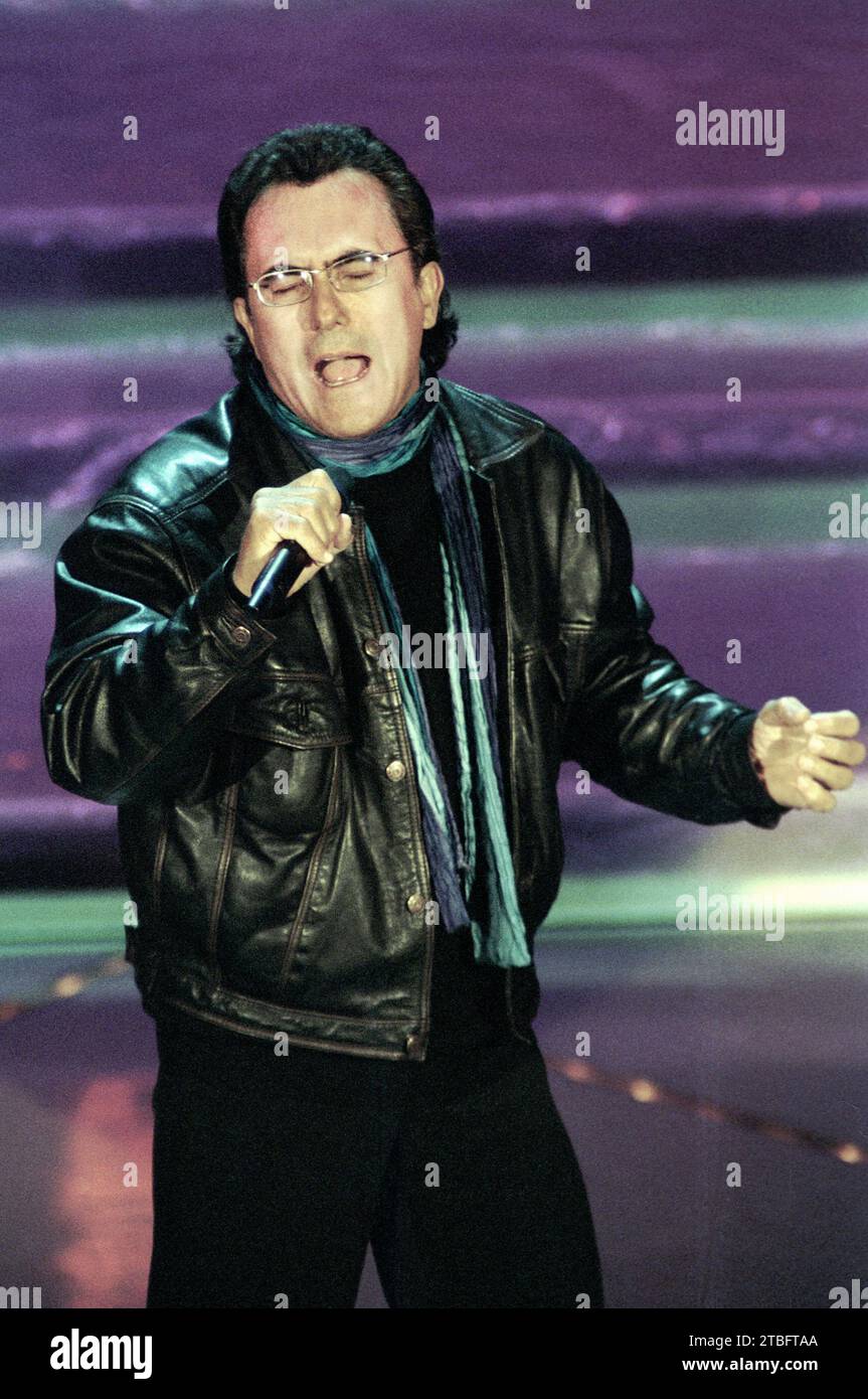 Sanremo Italy 1996-02-20 : Al Bano, Italian singer, during the ...