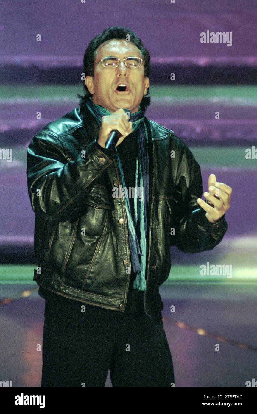 Sanremo Italy 1996-02-20 : Al Bano, Italian singer, during the ...