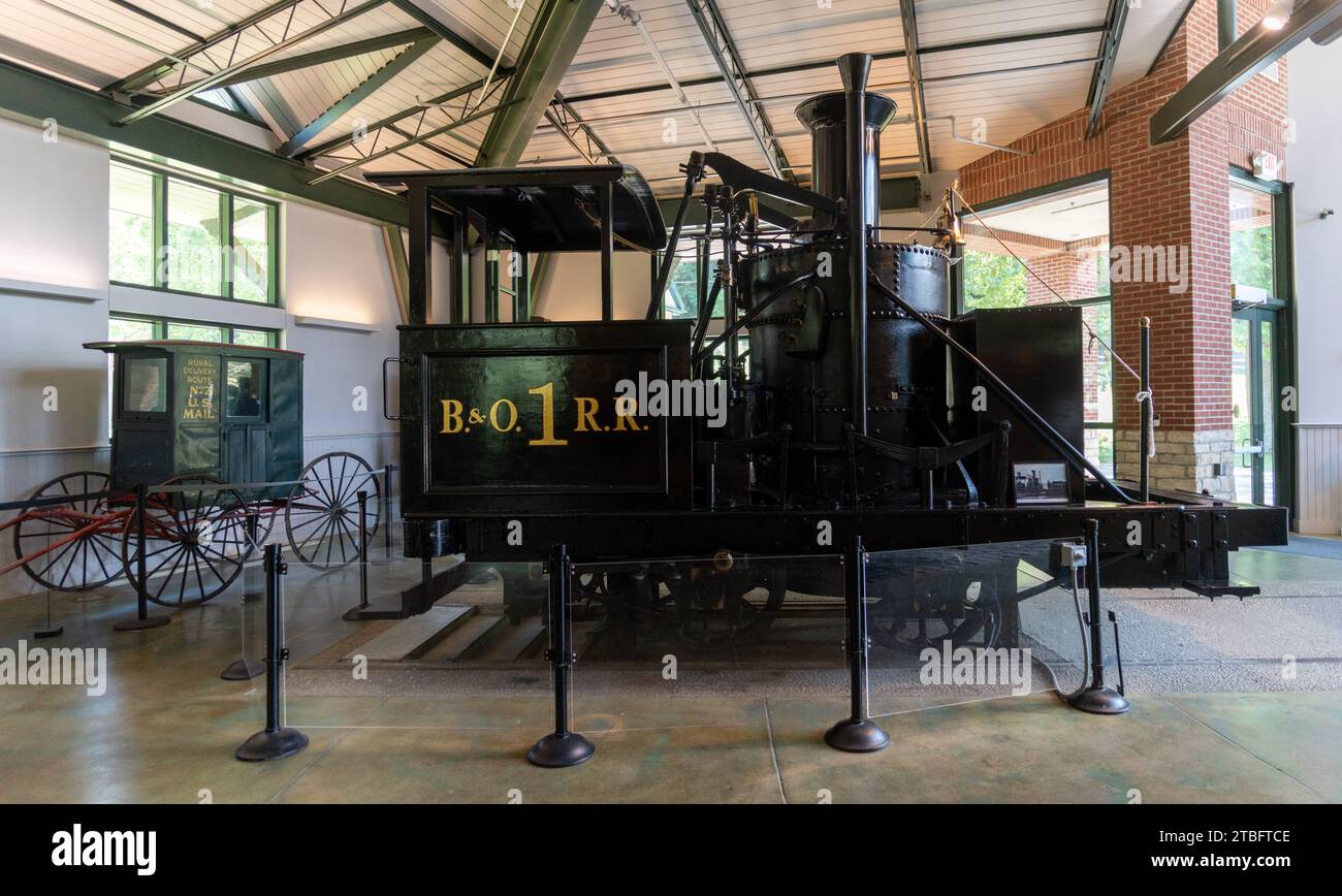 Historical Trains at The Carillon Historical Park, Museum in Dayton ...