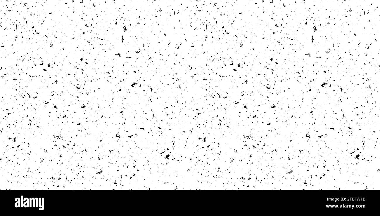 Black and white mottled seamless pattern. Small grunge sprinkles ...
