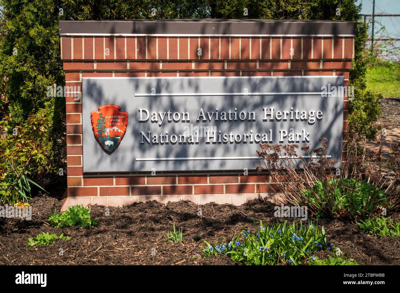 The Welcome Sign at Dayton Aviation Heritage National Historical Park ...