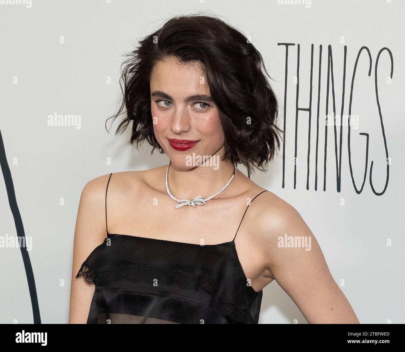 New York, USA. 06th Dec, 2023. Margaret Qualley arrives for the New ...