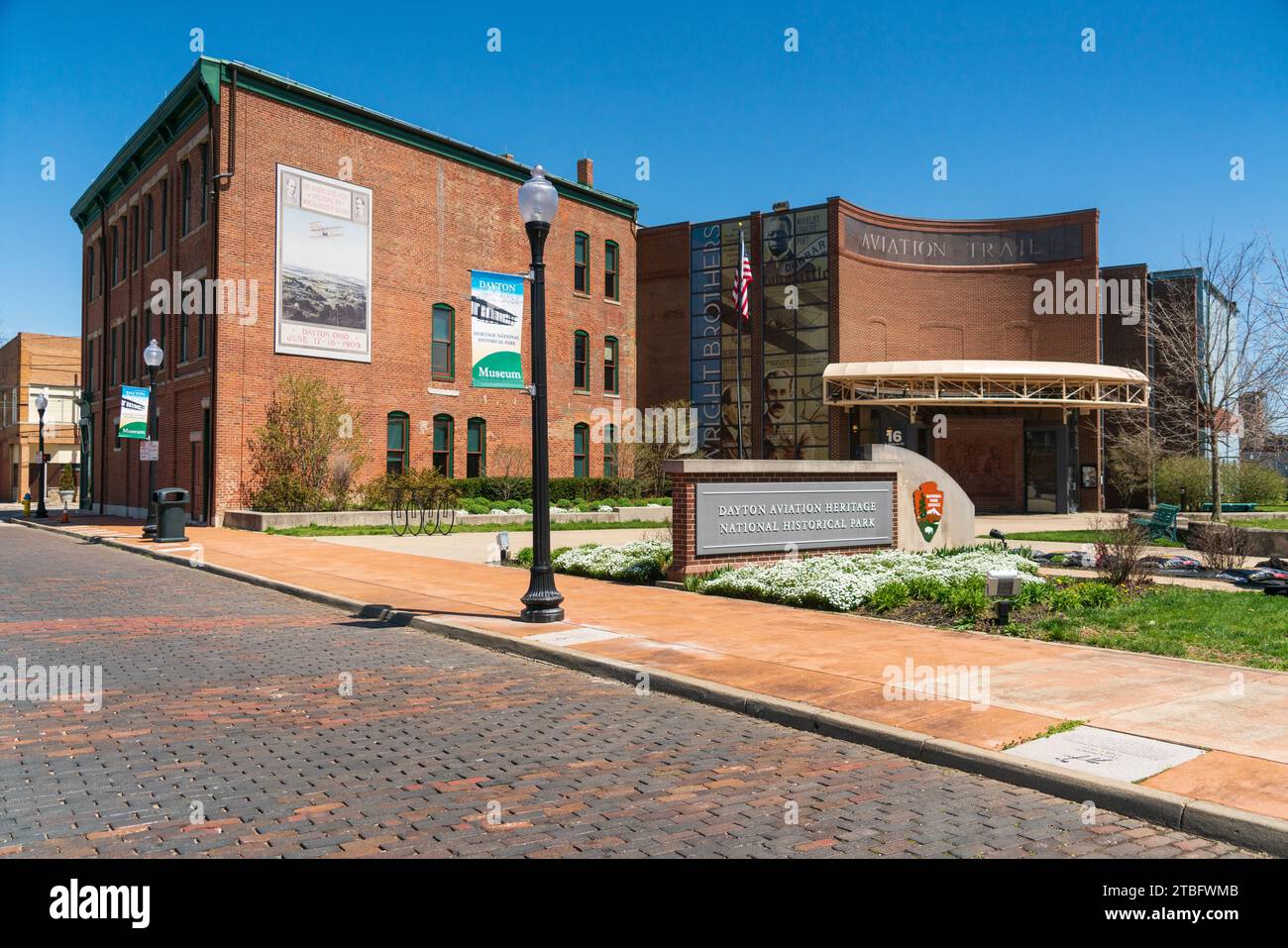 The Historic Bike Shop, The Wright Cycle Company Complex in Dayton Ohio Stock Photo - Alamy