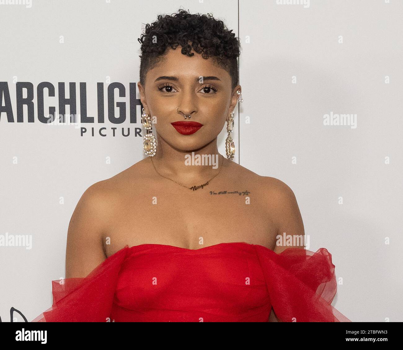 New York, USA. 06th Dec, 2023. Nicque Marina arrives for the New York ...