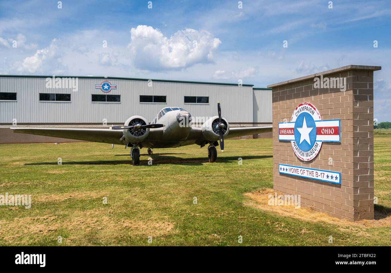 The Champaign Aviation Museum in Dayton Ohio Stock Photo - Alamy