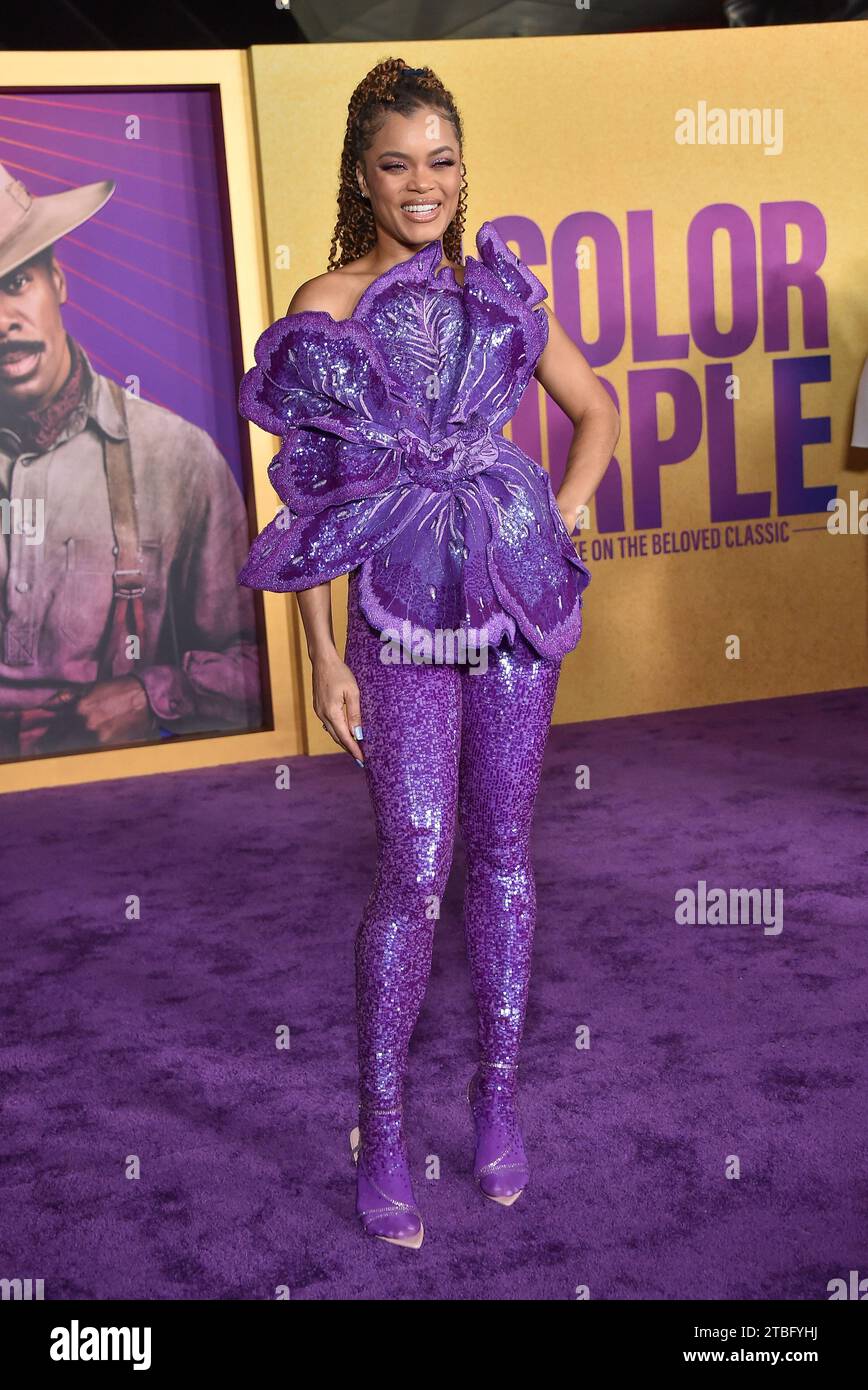 Beverly Hills, USA. 06th Dec, 2023. Andra Day arriving at “The Color ...