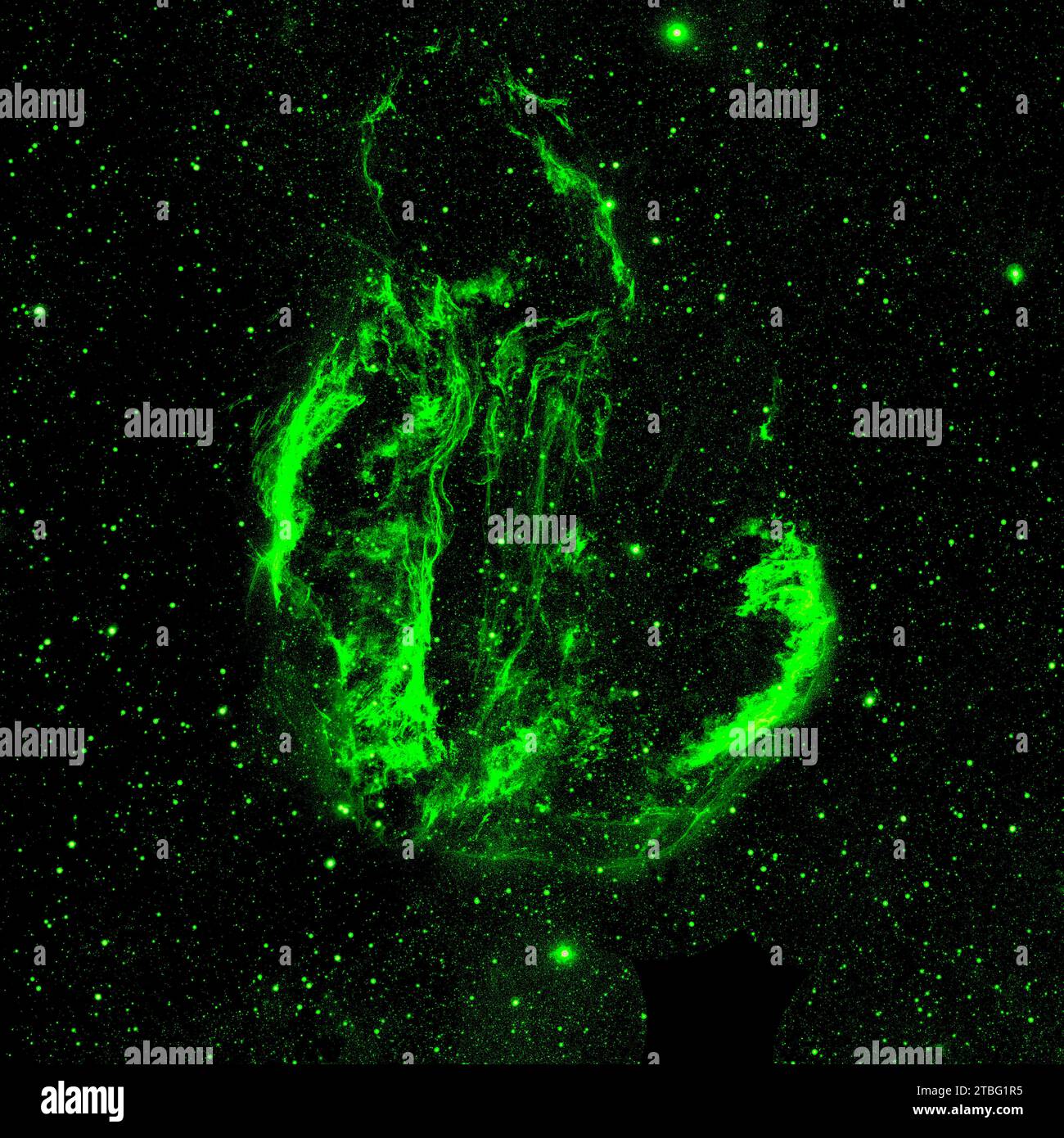 Art: Cygnus Loop Nebula. Elements of this image are furnished by NASA ...