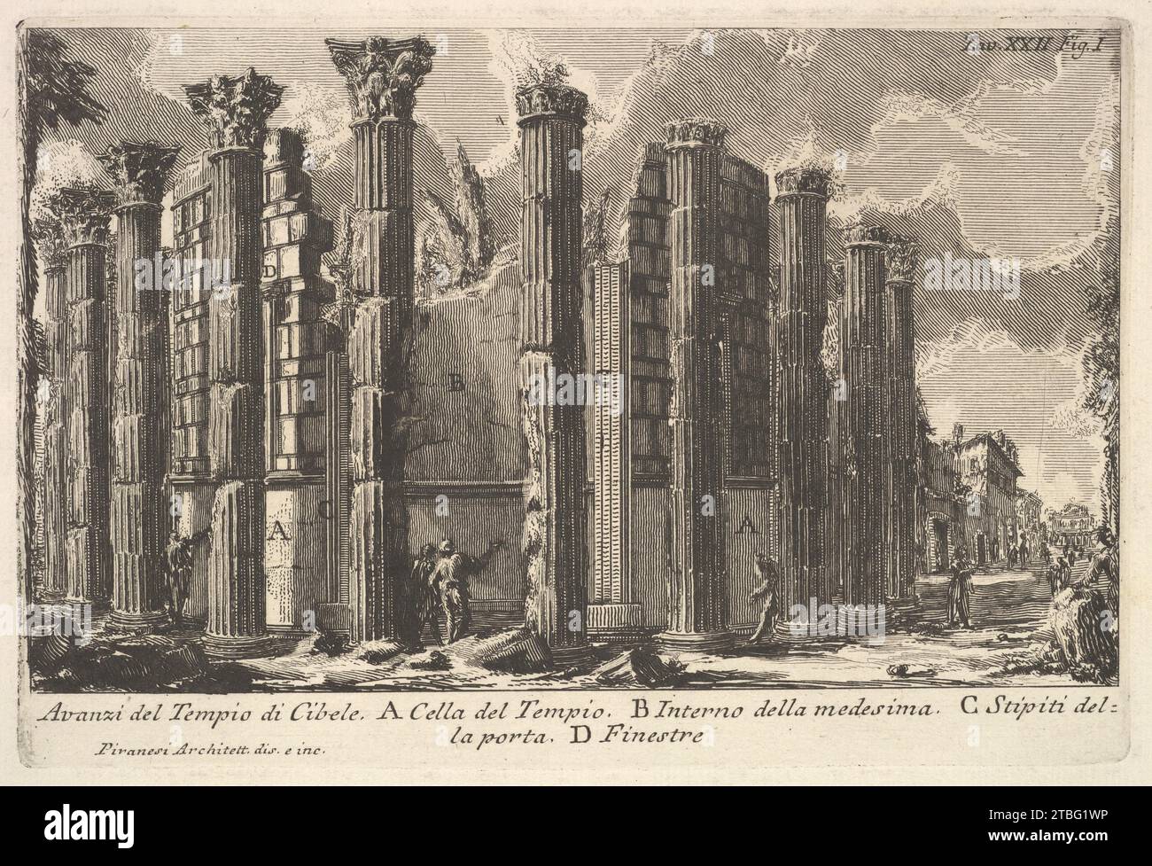 Remains of the Temple of Cybele (Avanzi del Tempio di Cibele) 1986 by ...
