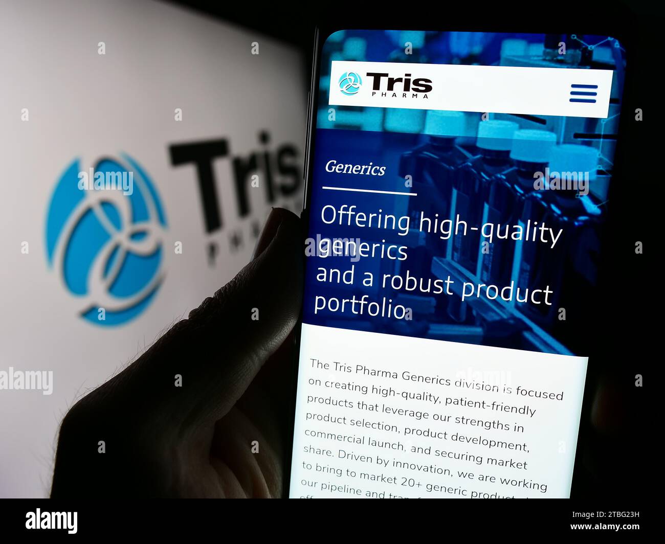 Tris pharma logo hi-res stock photography and images - Alamy