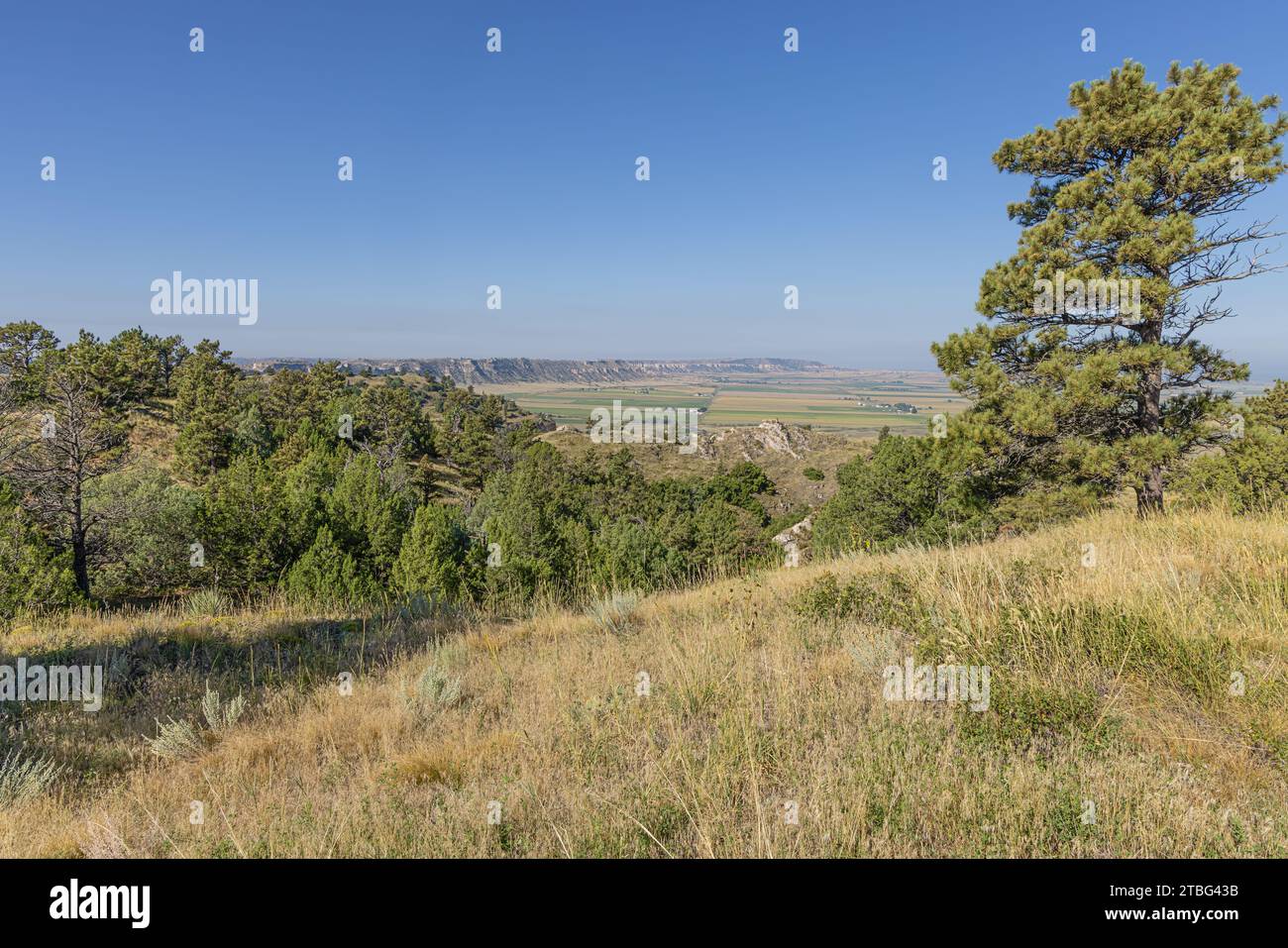 View of the west side of the North Platte valley, seen from Scotts ...