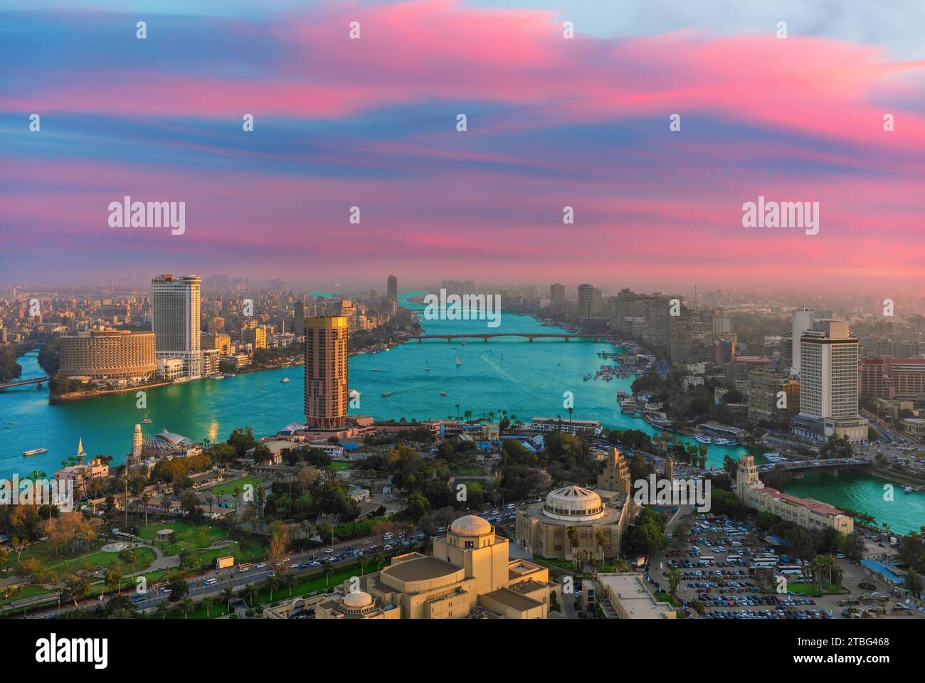 Cairo night view hi-res stock photography and images - Alamy