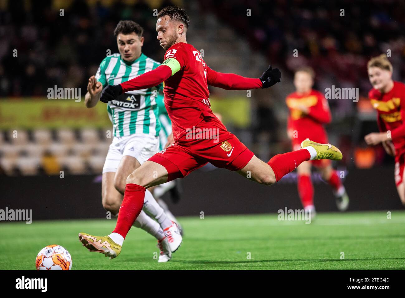 Farum, Denmark. 06th Dec, 2023. Marcus Ingvartsen (7) of FC ...