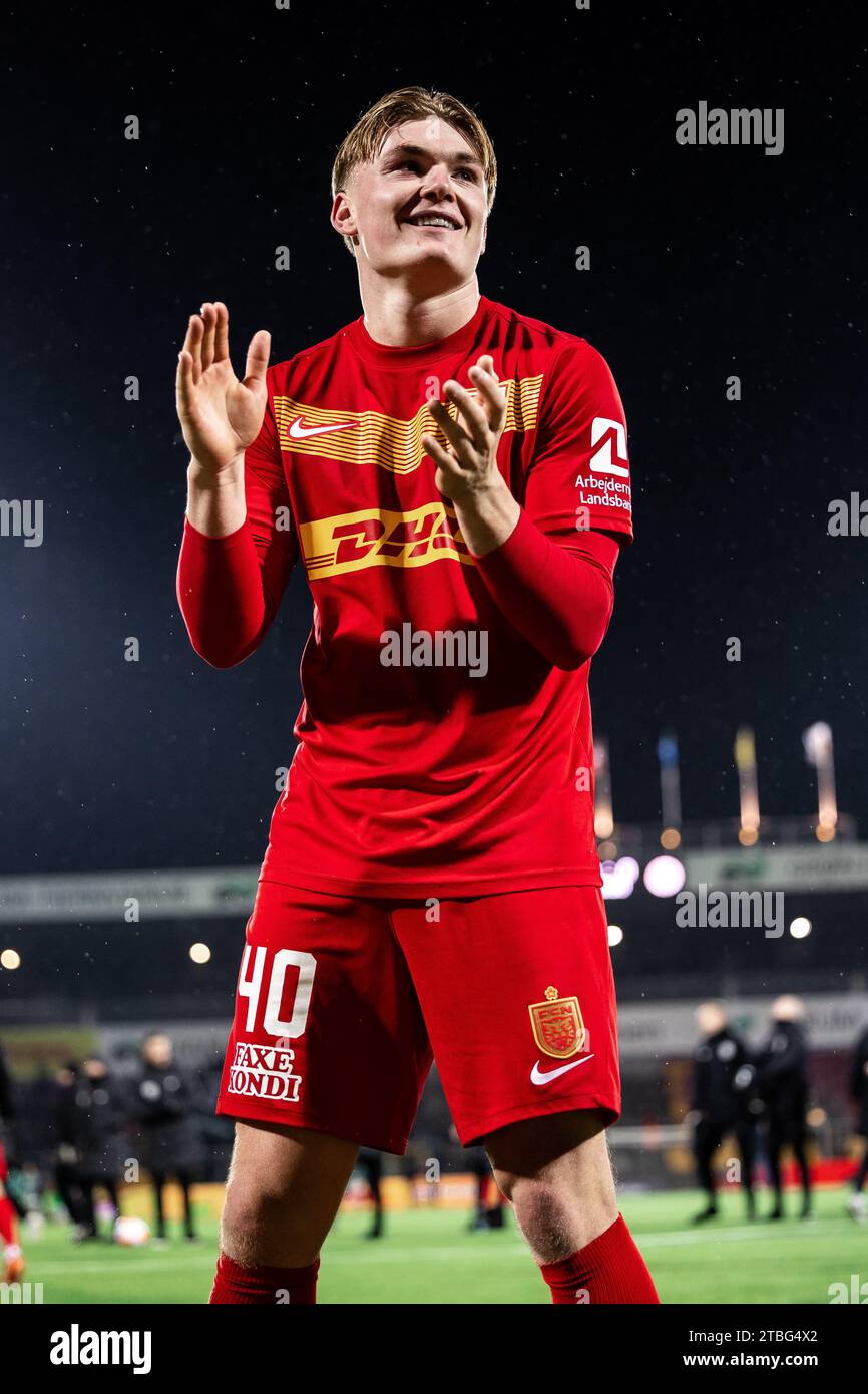 Farum, Denmark. 06th Dec, 2023. Conrad Harder (40) of FC Nordsjaelland ...