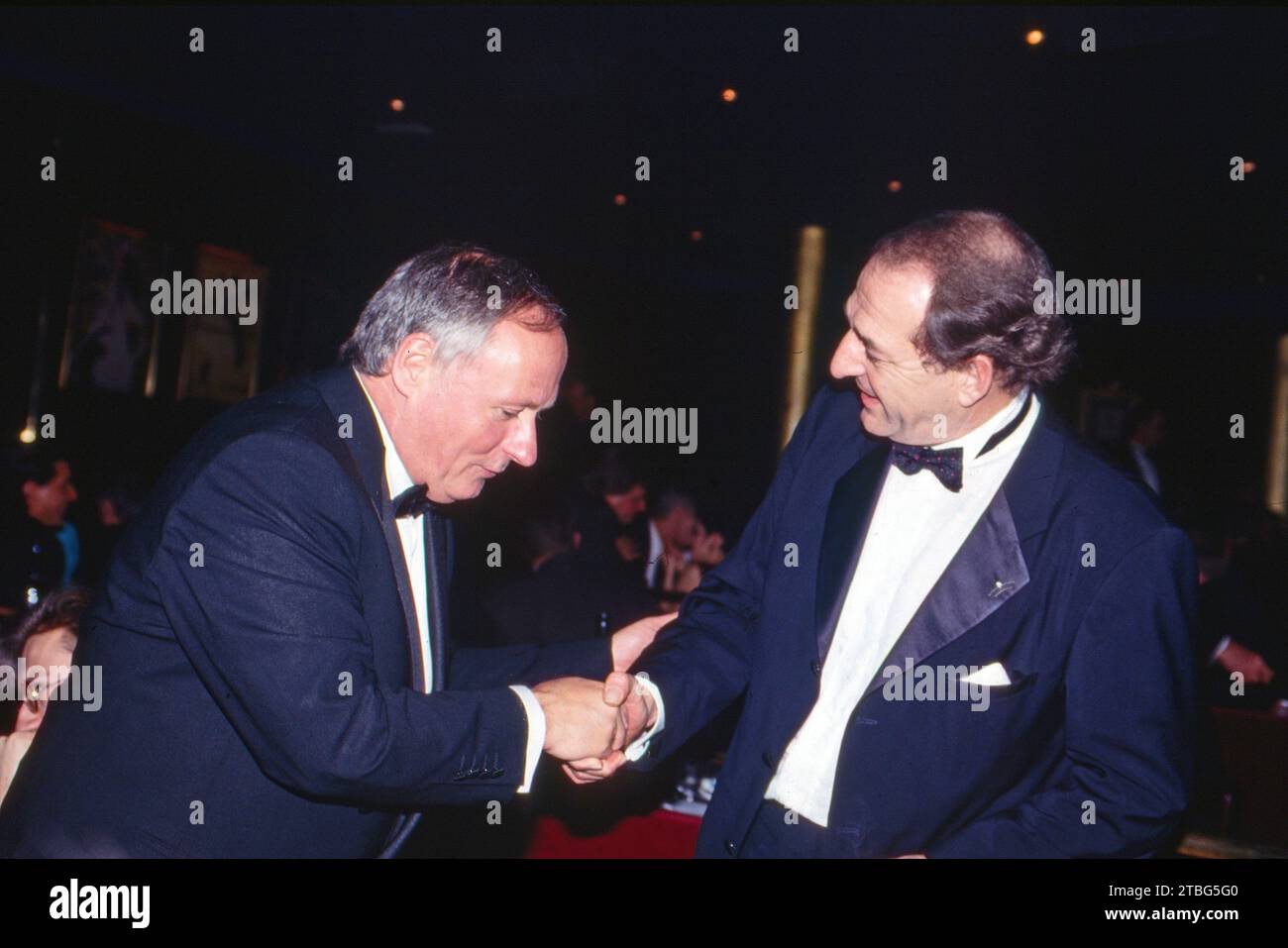 Bambi Verleihung 1992 in Köln, Gäste: SPD Politiker Oskar Lafontaine ...