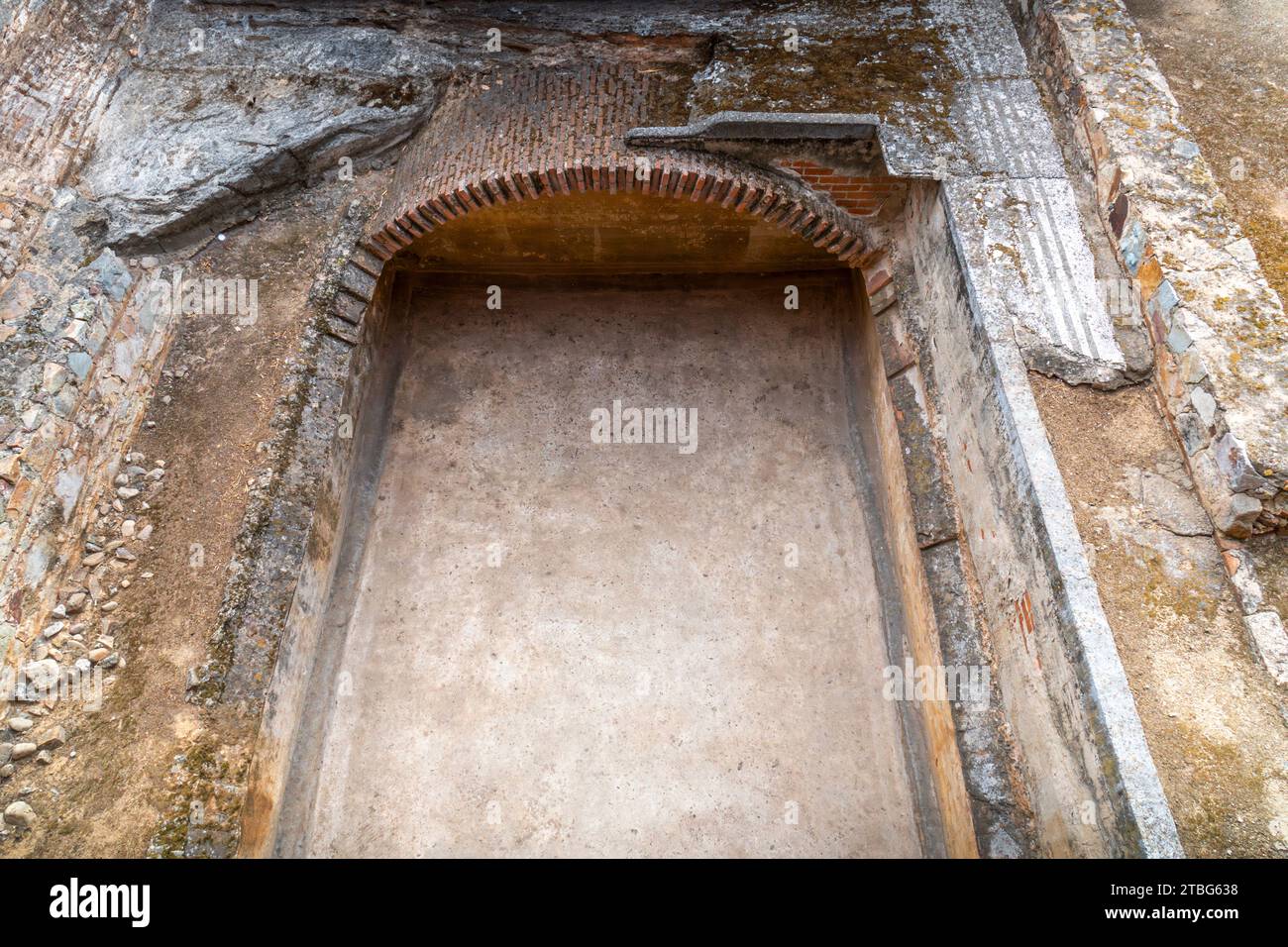 Archaeological remains of a Roman cistern from the old Mithraeum House ...