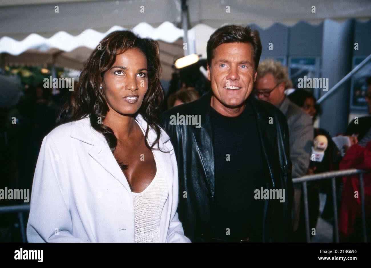 Musiker Dieter Bohlen mit Freundin Nadja Abd el Farrag, aka Naddel ...