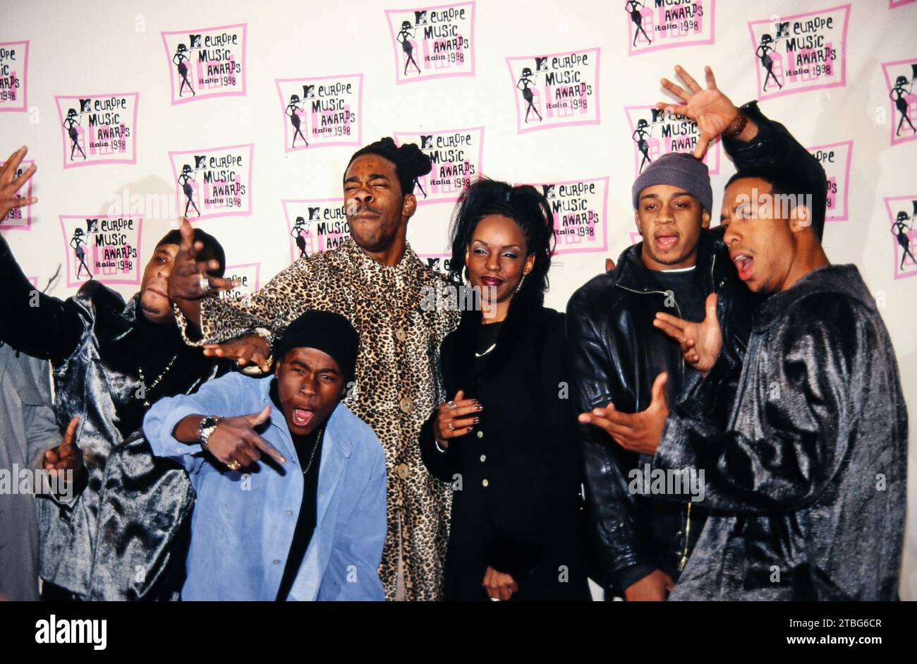 Amerikanischer Rapper Busta Rhymes und der Wu Tang Clan bei den MTV ...