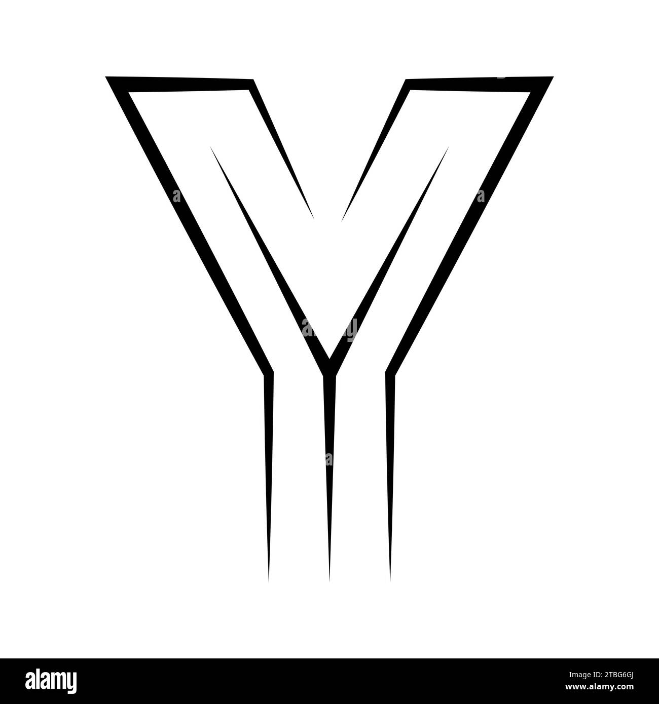 Y logo studio letter y design icon logotype technology font Stock ...