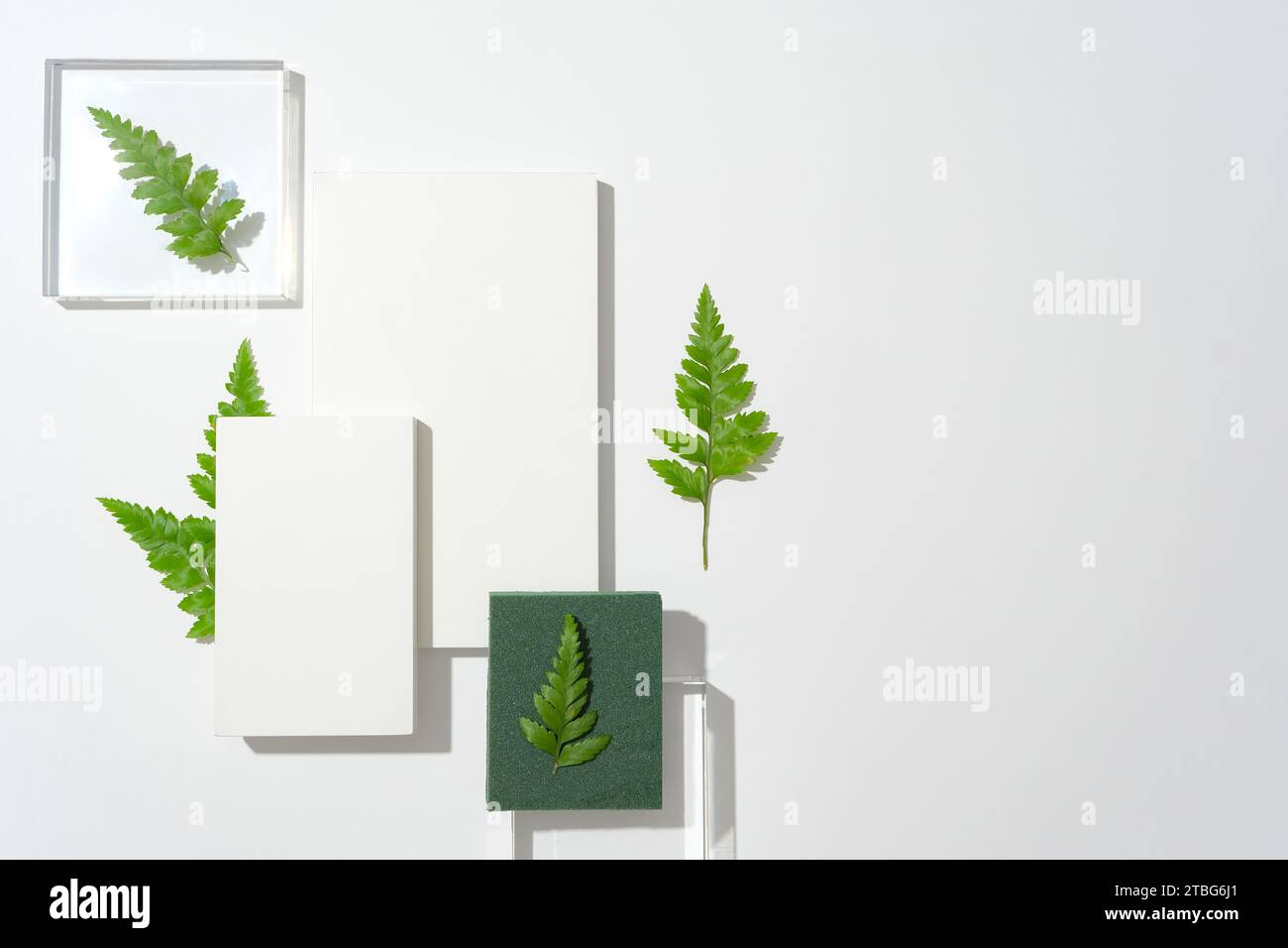 On a white background, rectangular and square platforms are ...