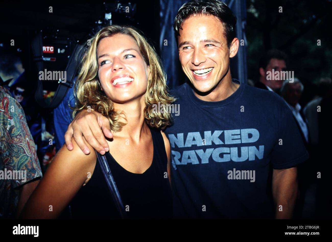 Andreas Brucker, deutscher Schauspieler, mit Freundin Kathrin Wolf ...