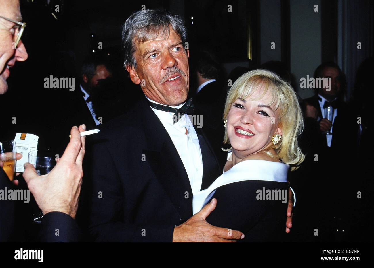 Peter Striebeck, deutscher Schauspieler, mit Sängerin Angelika Milster ...