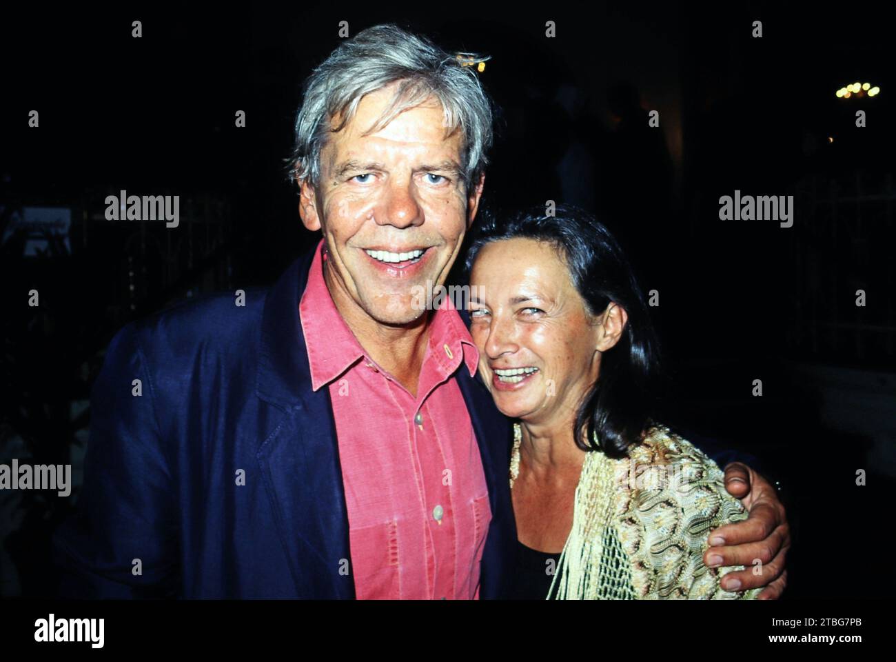 Peter Striebeck, deutscher Schauspieler, mit Ehefrau Ulla Purr ...