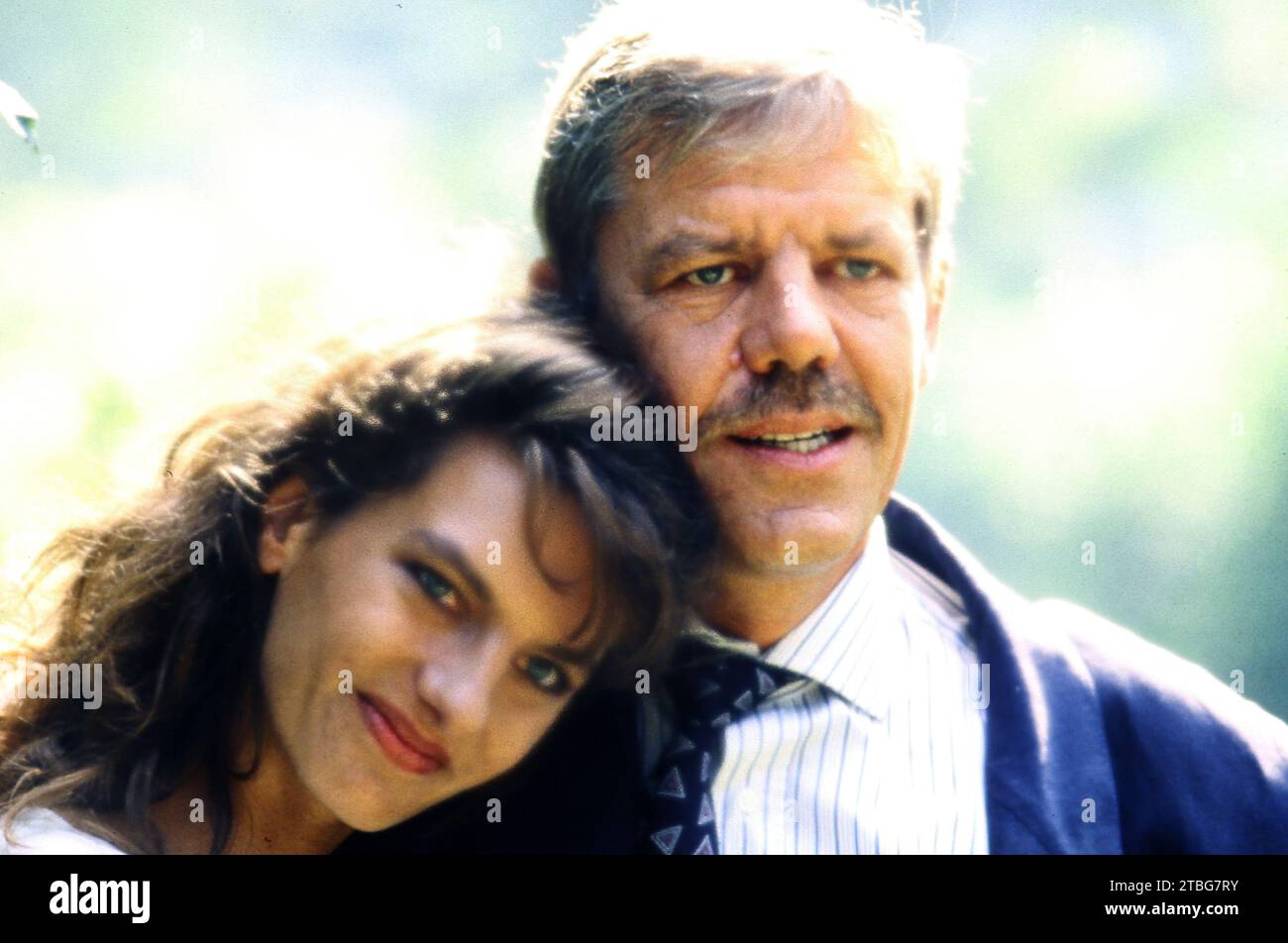 Peter Striebeck, deutscher Schauspieler, mit Tochter Catrin ...