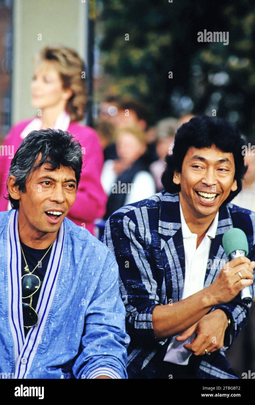 Duo Blue Diamonds, aka Doo-Wop-Duo, Gesangsduo aus den Niederlanden mit ...