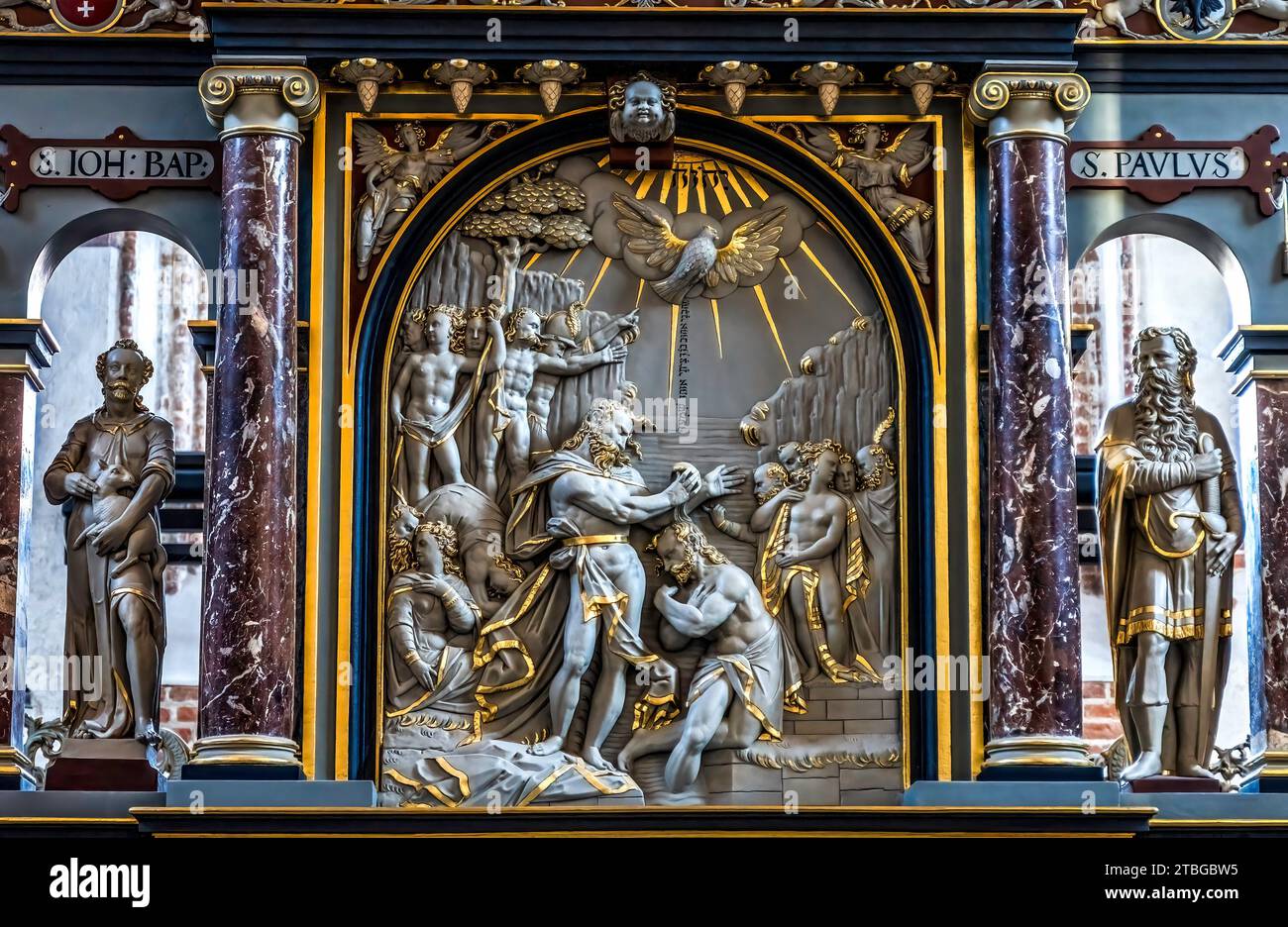 Baptism of jesus shrine hi-res stock photography and images - Alamy