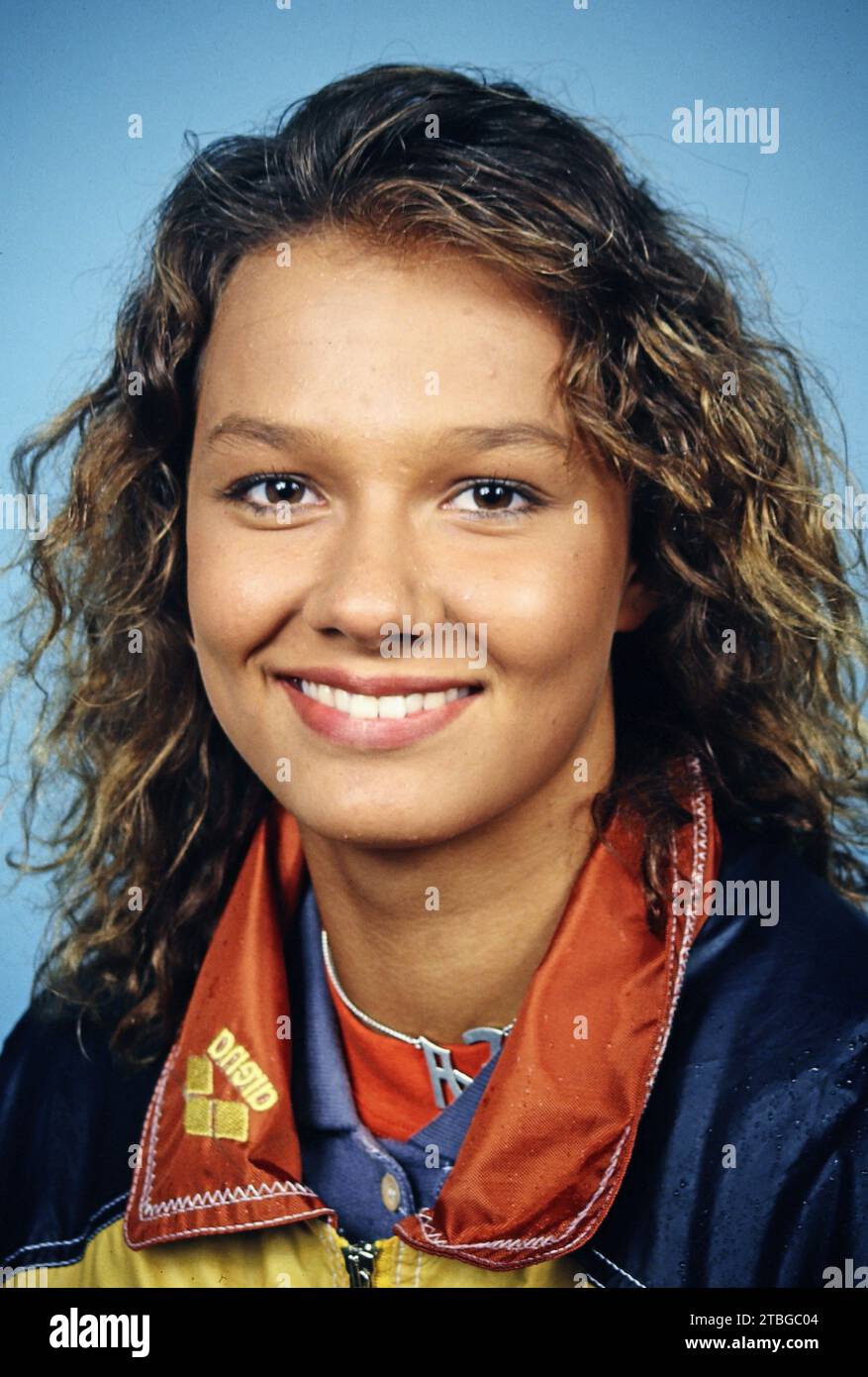 Franziska van Almsick, deutsche Schwimmerin, Weltmeisterin und ...