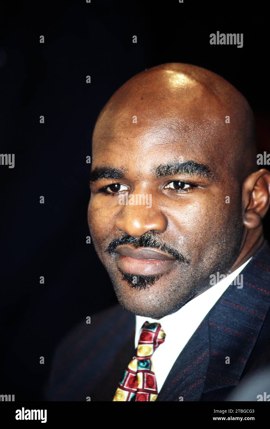 Berühmter amerikanischer Profi-Boxer: Evander Holyfield, Weltmeister im ...