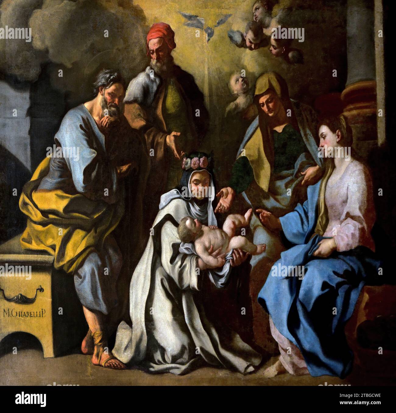 Holy family with saint rose of lima hi-res stock photography and images ...