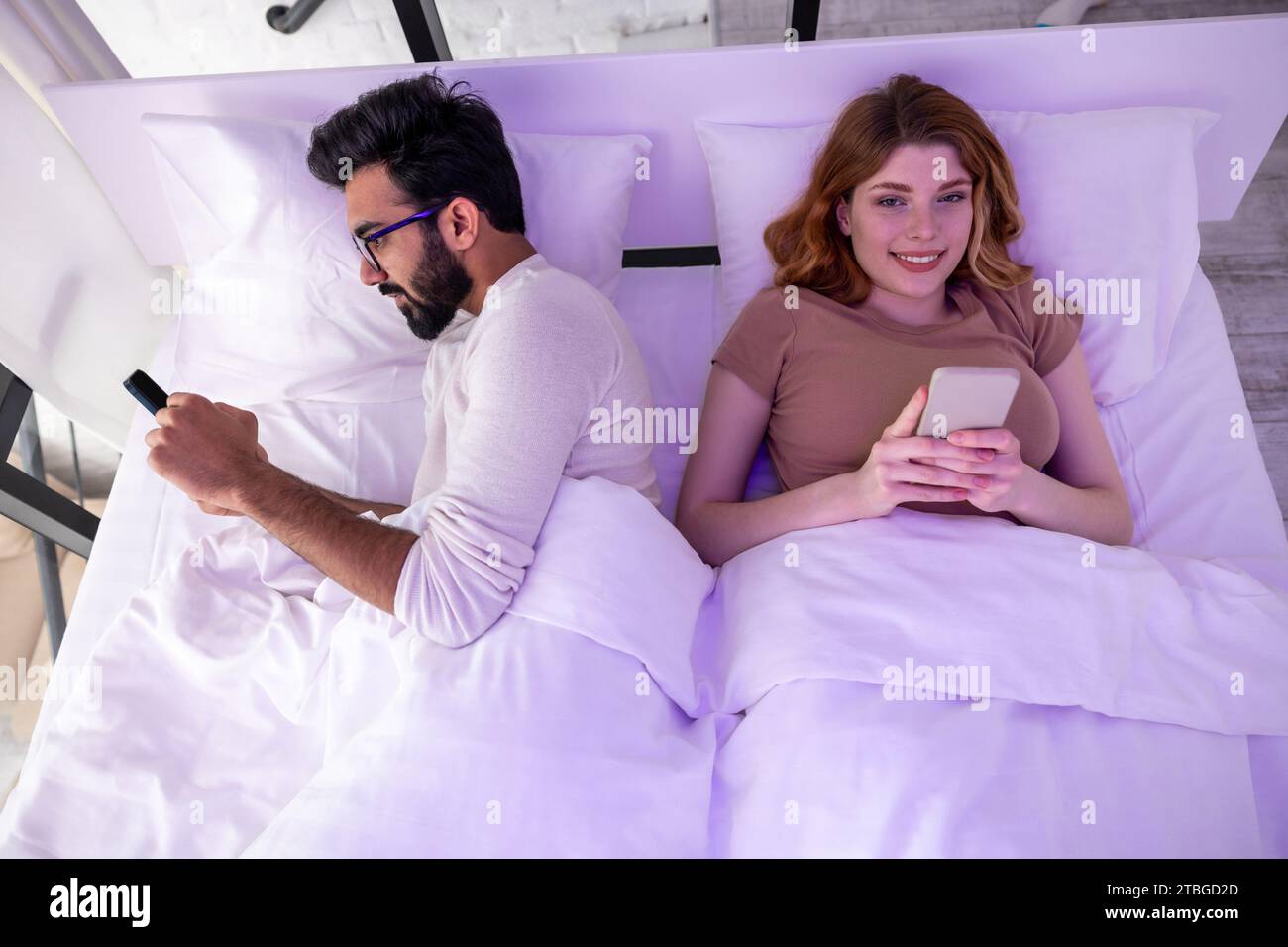 Couple ignore hi-res stock photography and images - Alamy