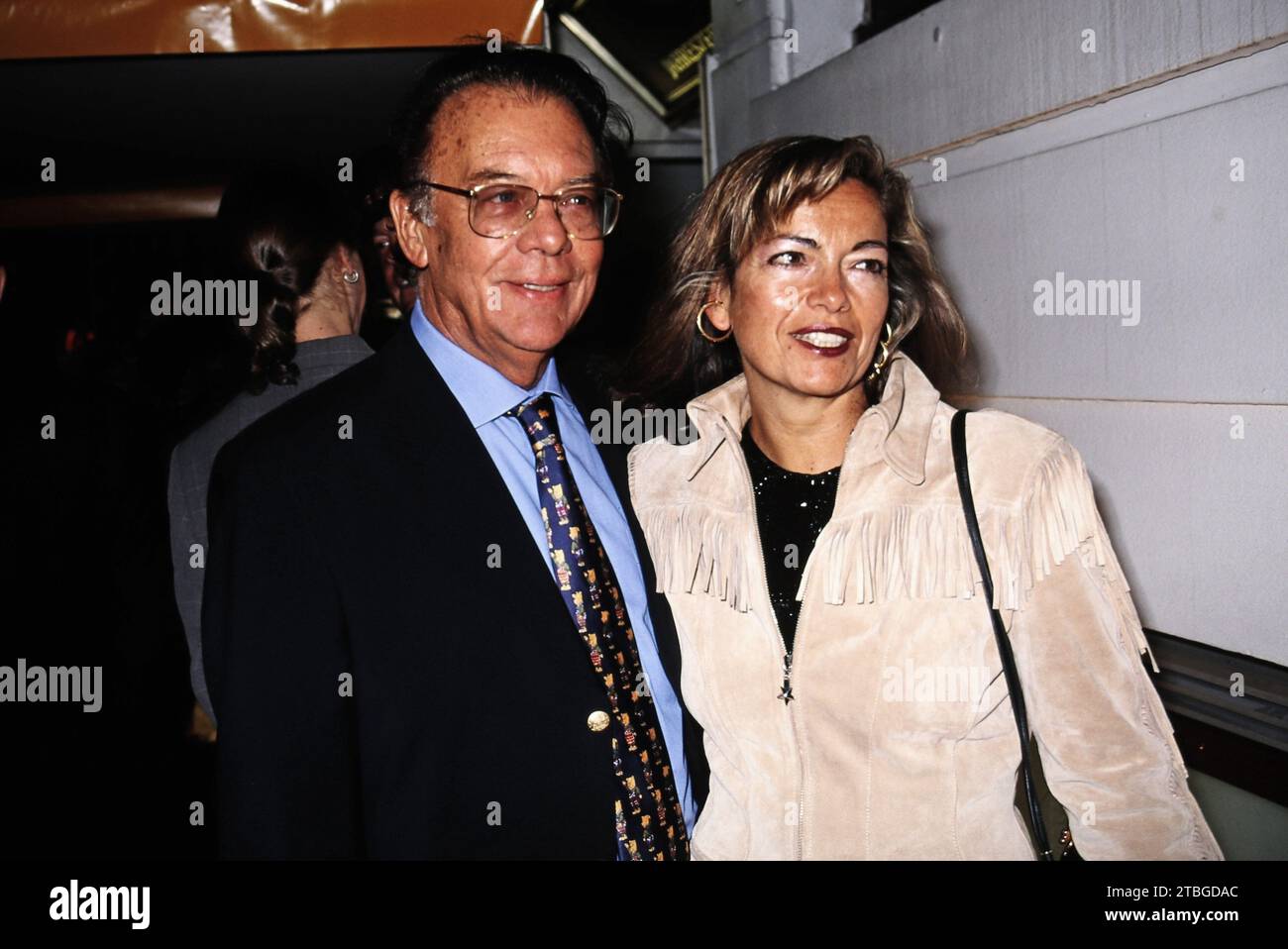 Schauspieler Klausjürgen Wussow mit Ehefrau Yvonne, circa 1998 Stock ...