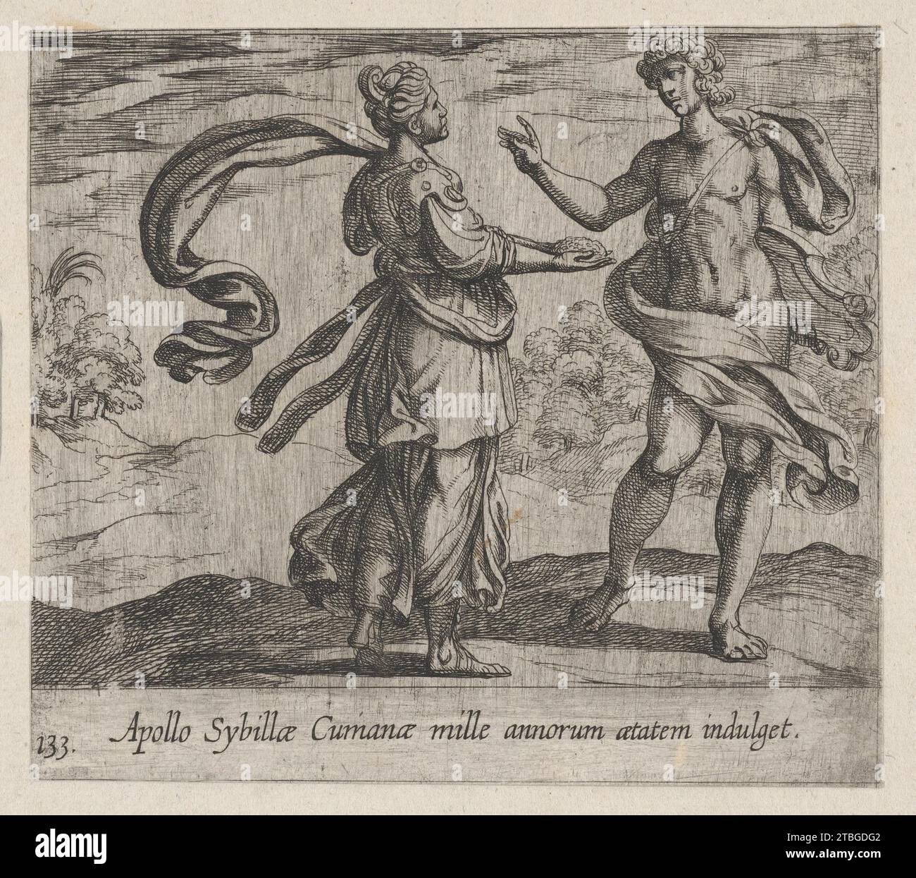 Apollo Granting the Cumaean Sybil's Wish (Apollo Sybillae Cumanae mille ...
