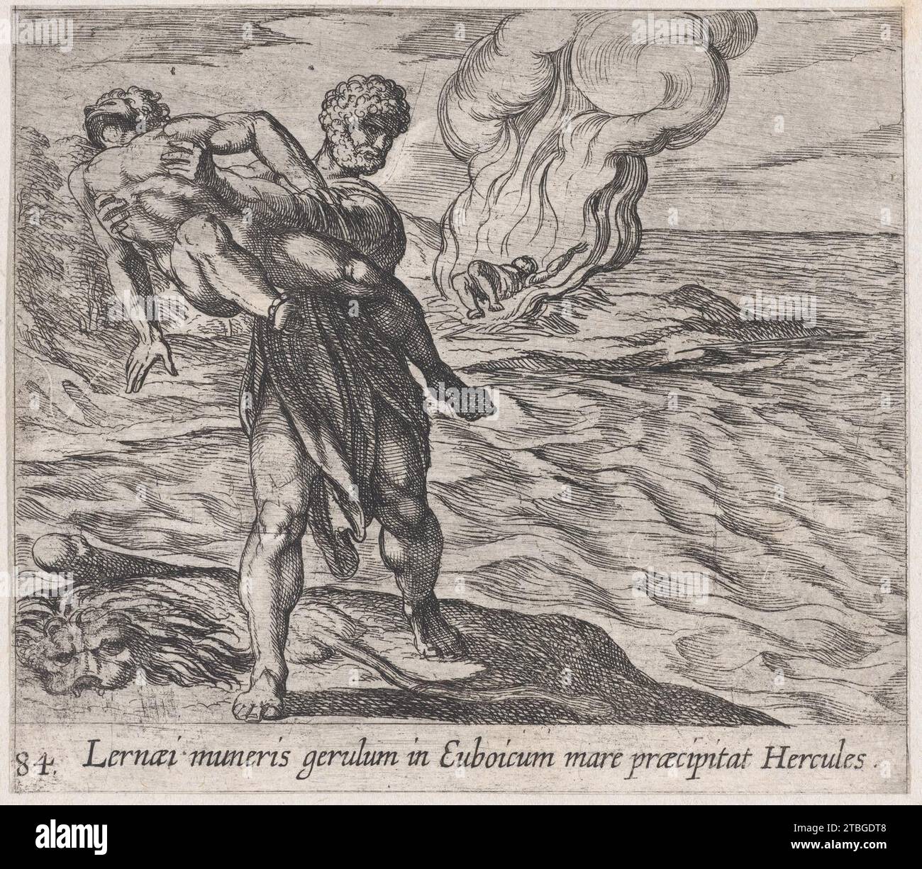 Euboicum mare praecipitat hercules hi-res stock photography and images ...