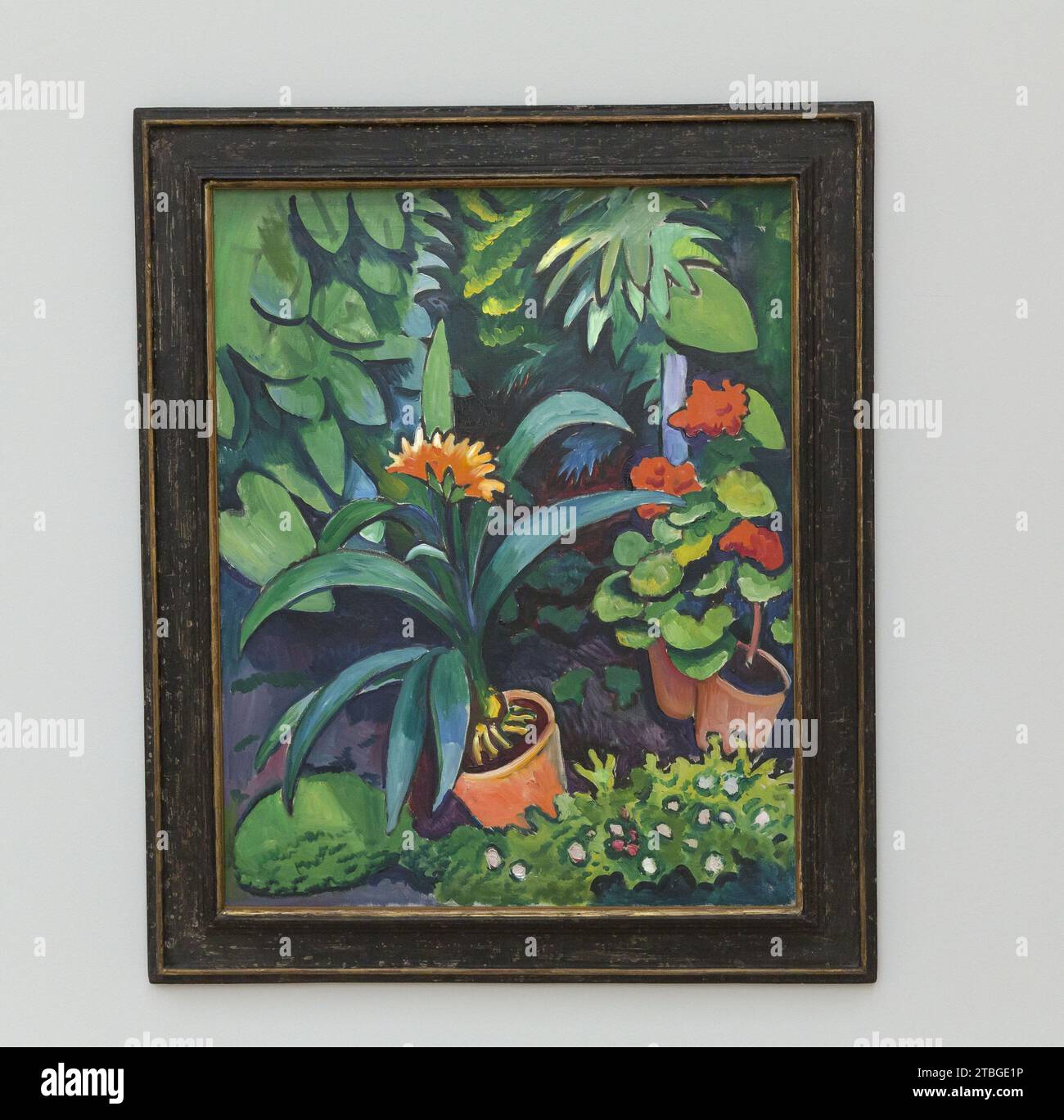 August Macke painting Stock Photo - Alamy