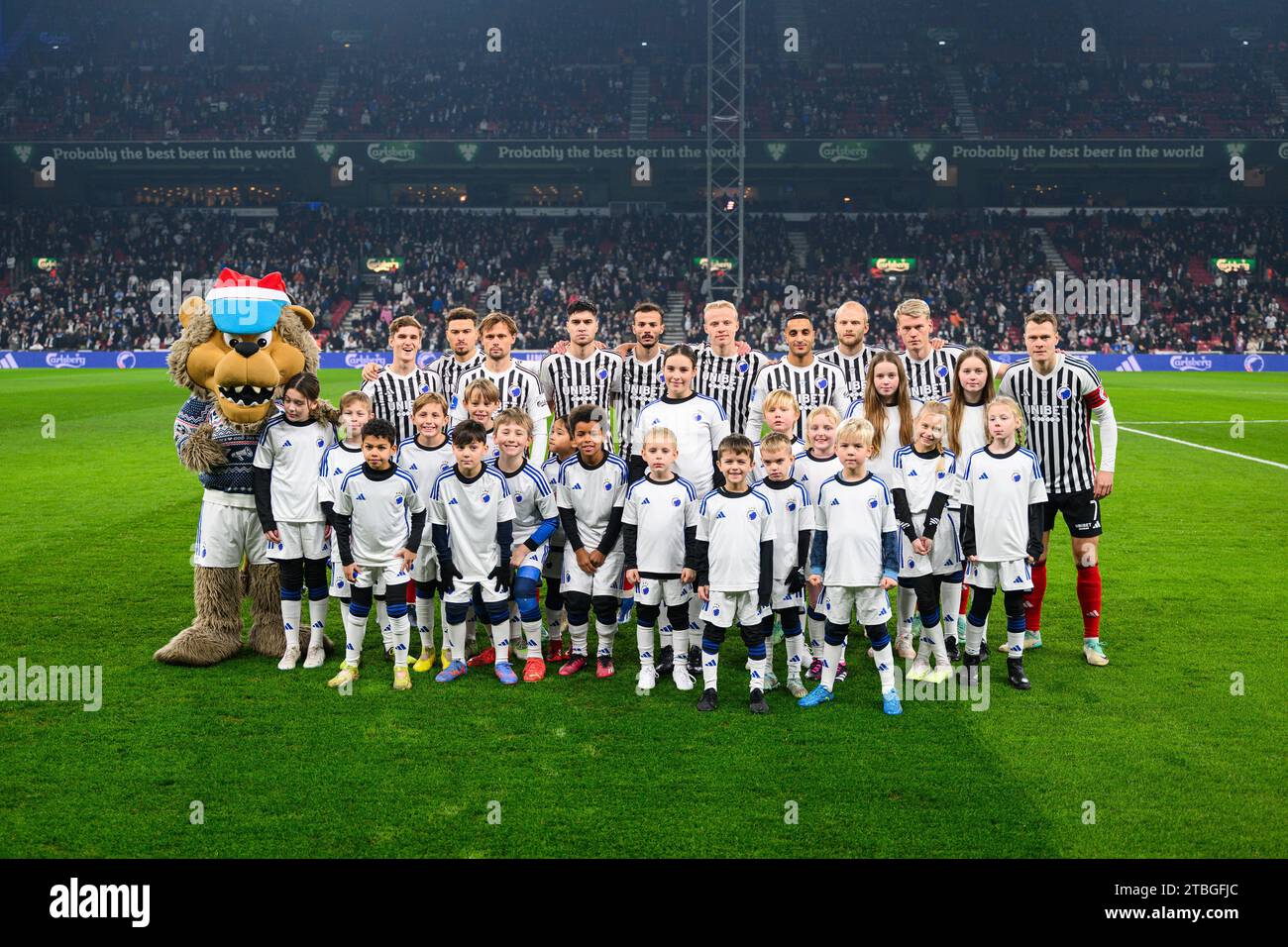 Copenhagen, Denmark. 06th, December 2023. The starting-11 of FC ...
