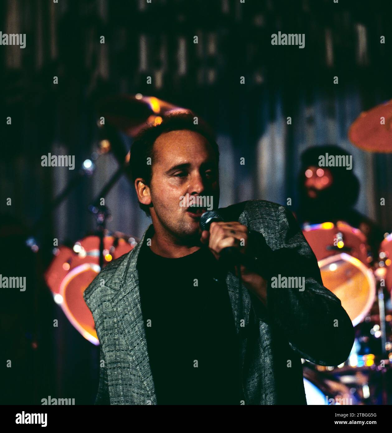 ZDF Rockpop 1981, Roger Chapman, britischer Rocksänger mit Band ...