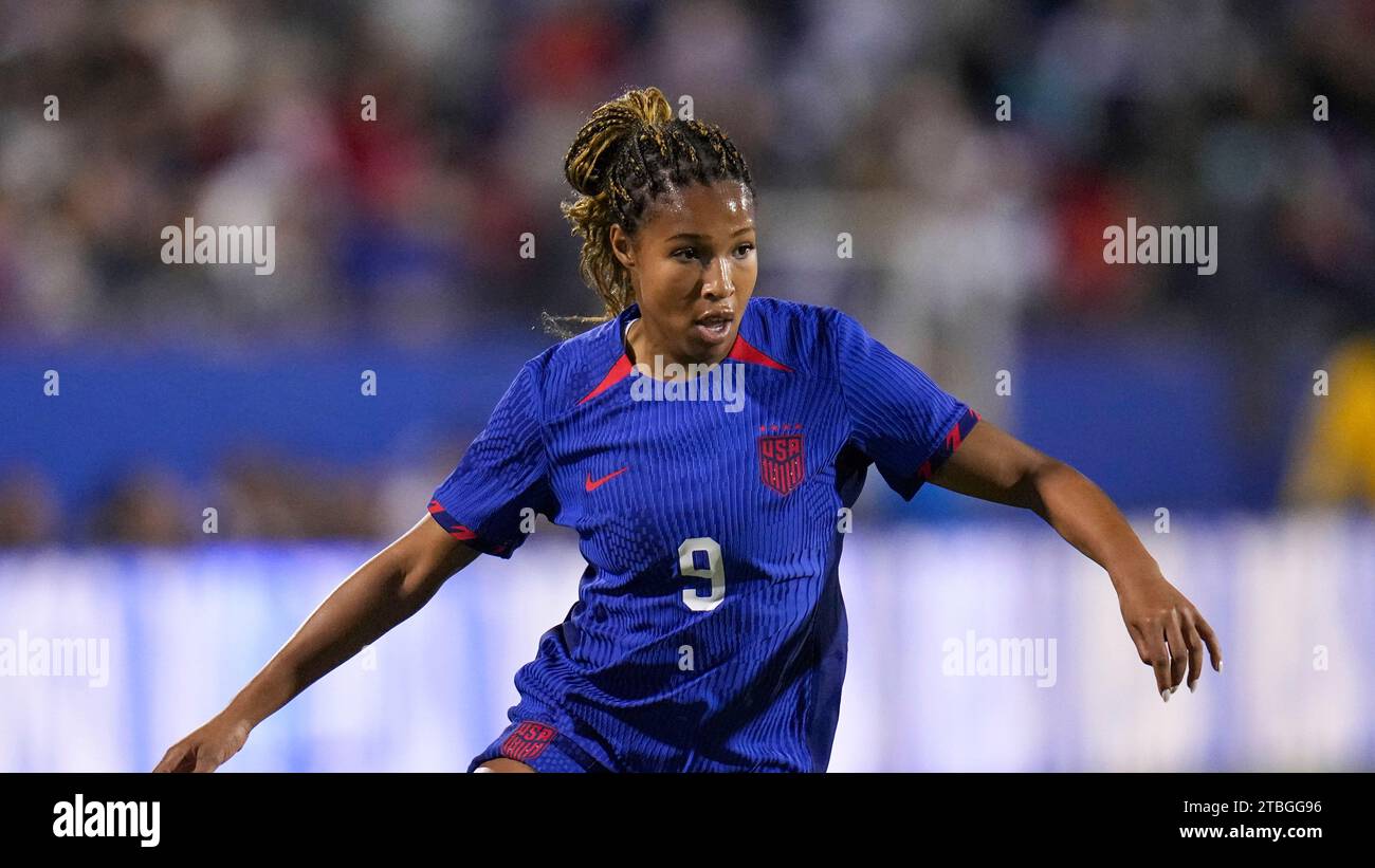 United States' Midge Purce participates in the second half of a women's ...