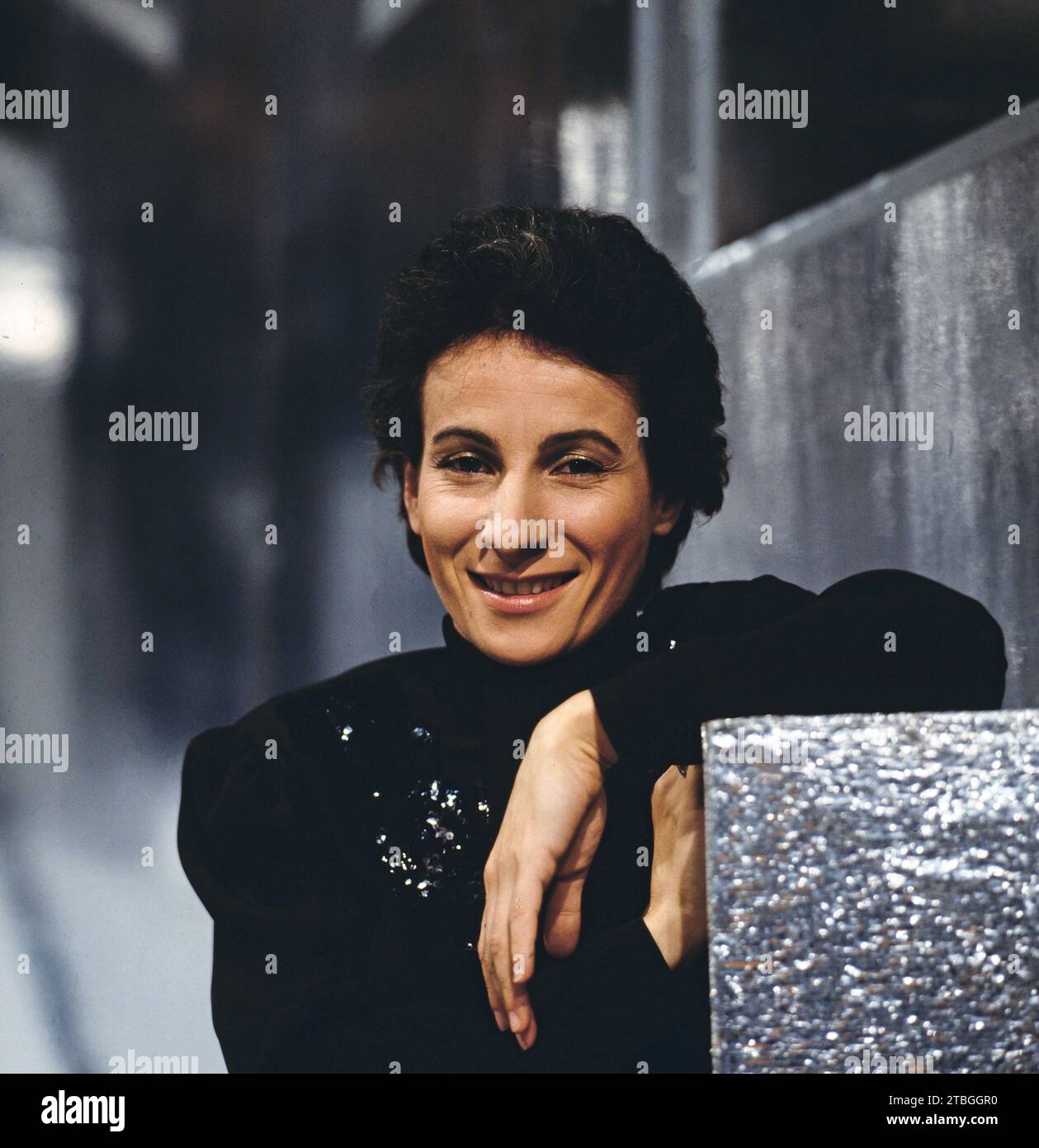 Marie-Paule Belle, französische Chansonsängerin, Portrait circa 1978 ...