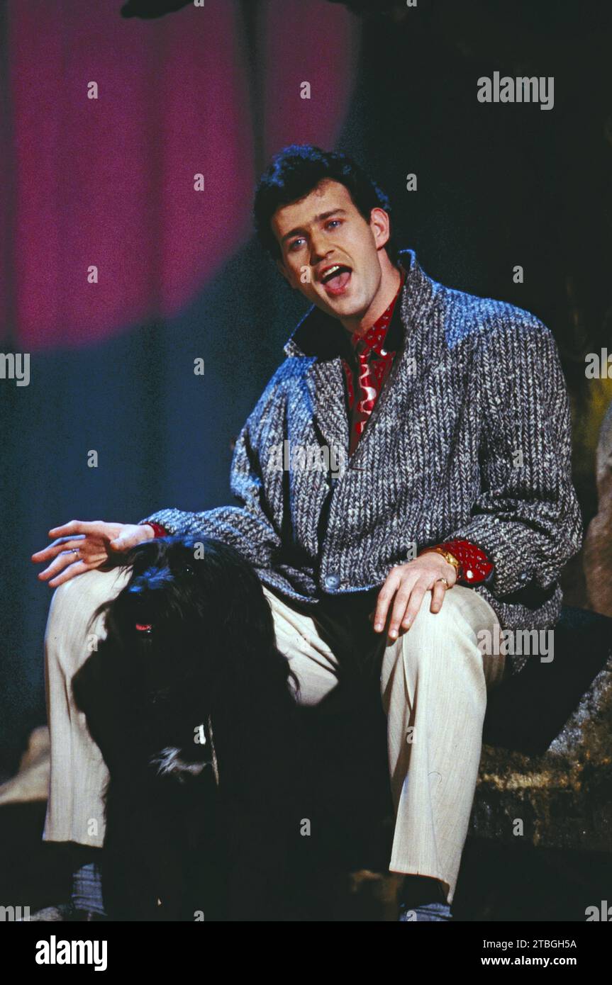 Rayn Paris, aka Fabio Roscioli, italienischer Sänger, Auftritt in ...