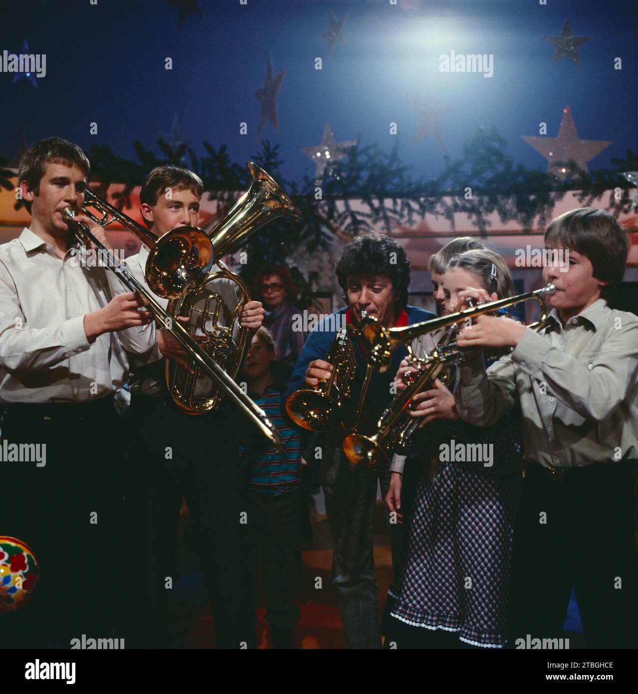 1, 2 oder 3, ZDF Quizshow für Kinder, Deutschland, 1983, im Bild ...