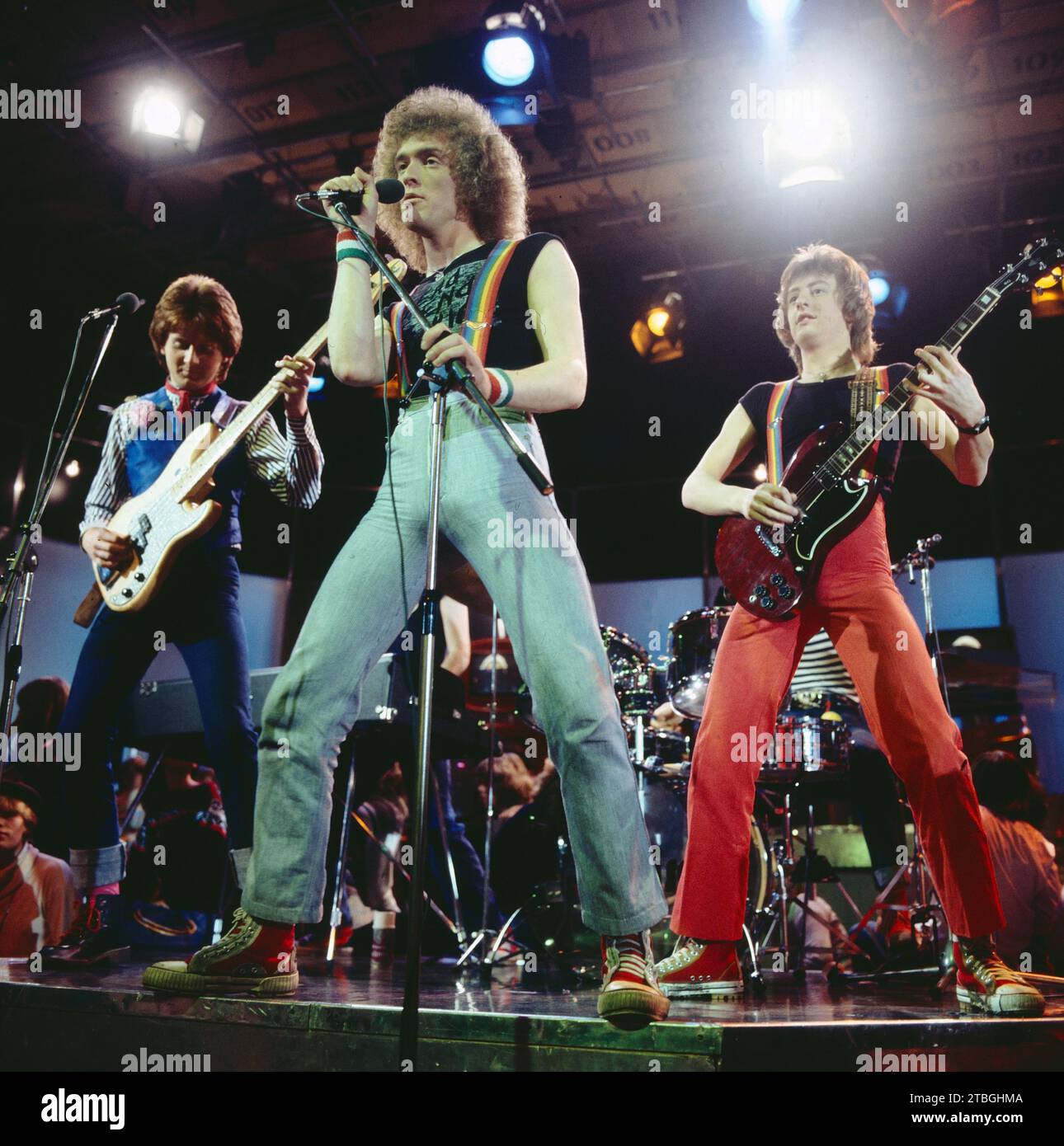 Disco, ZDF Musiksendung, Deutschland, 1977, Auftritt der Band Dead End ...